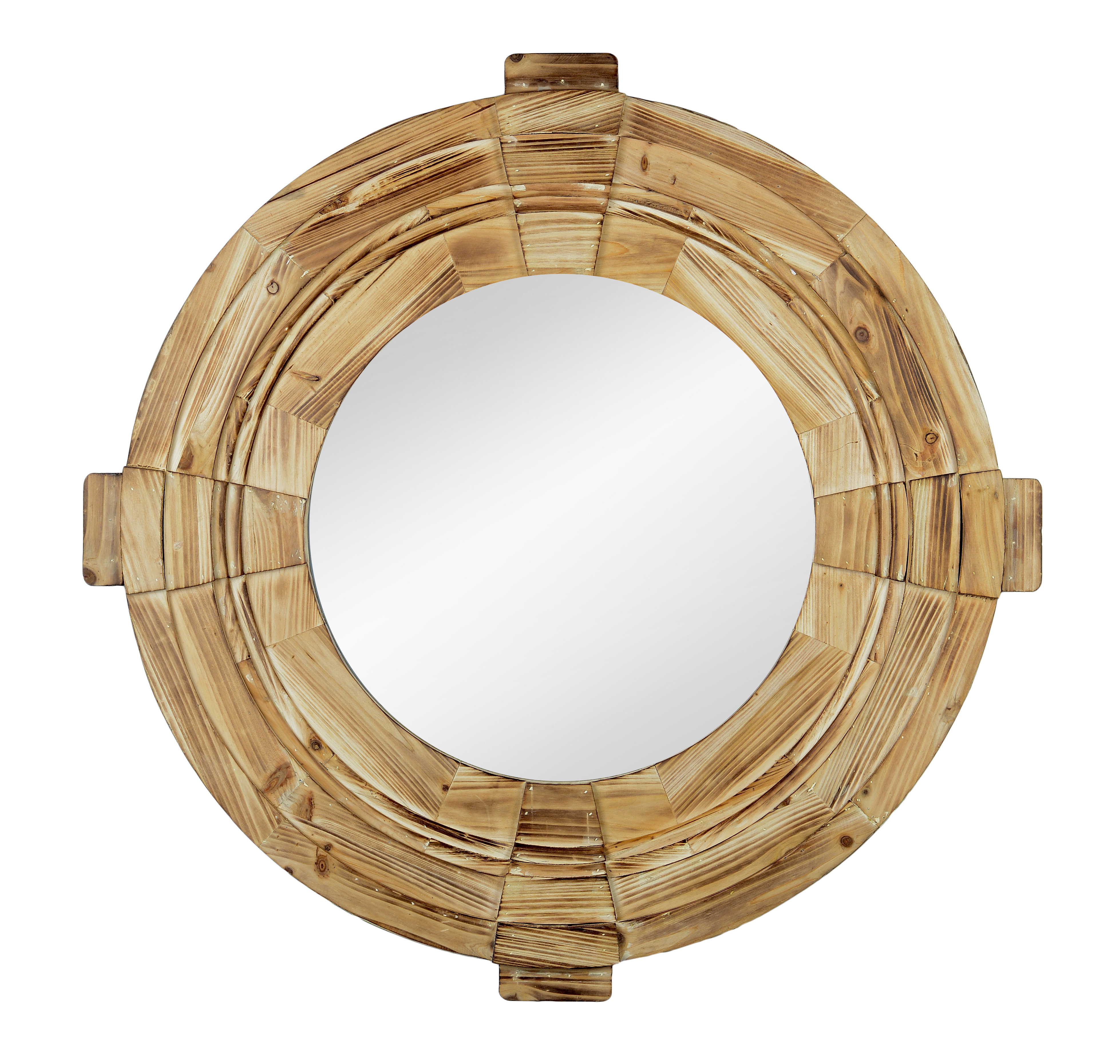 Bobo Intriguing Objects Inman Rustic Distressed Accent Mirror | Wayfair