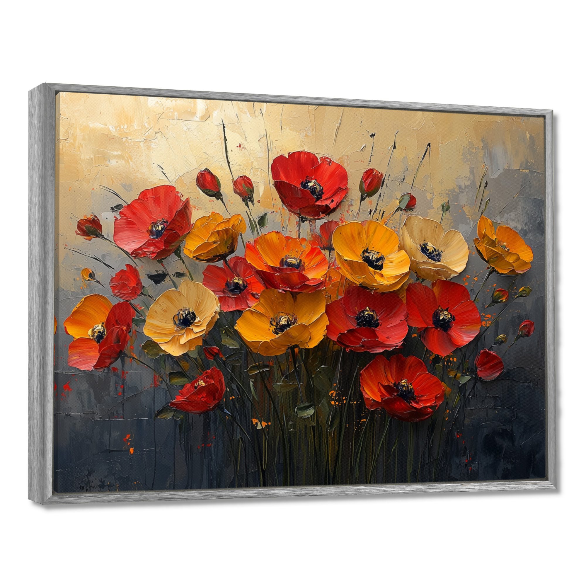 Lark Manor™ Sunset Hues Of Rose In The Wind II - Roses Wall Decor | Wayfair