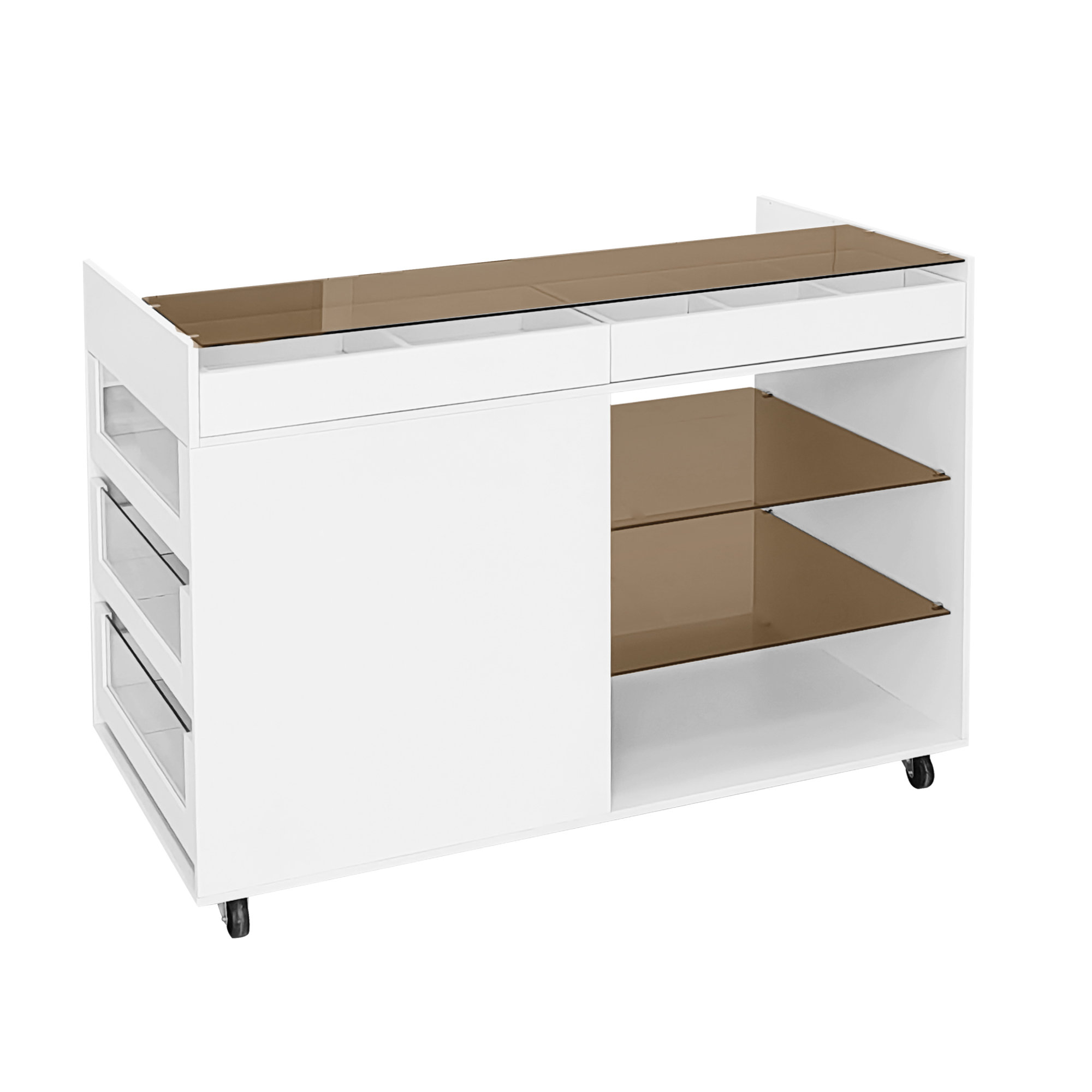 Hokku Designs Versatile Movable Storage Island Mdf Contemporary Design ...