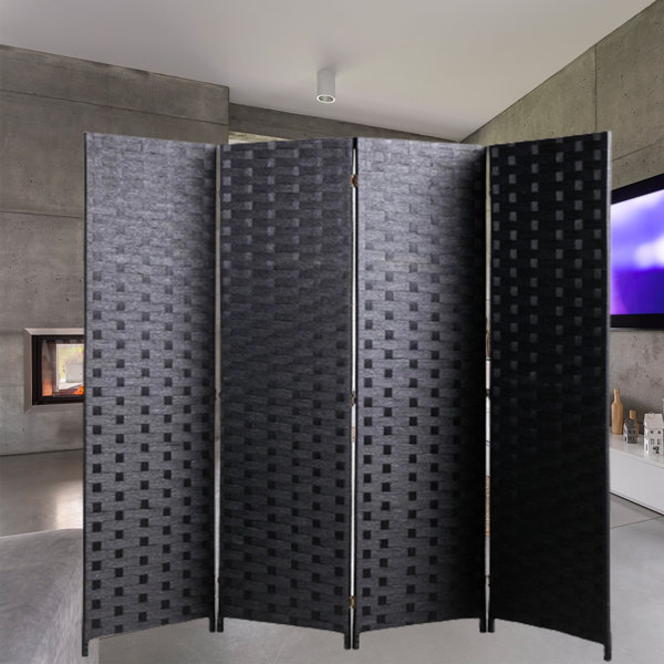 Ebern Designs Dorval 70.79'' W x 70.67'' H Single Panel Room Divider ...