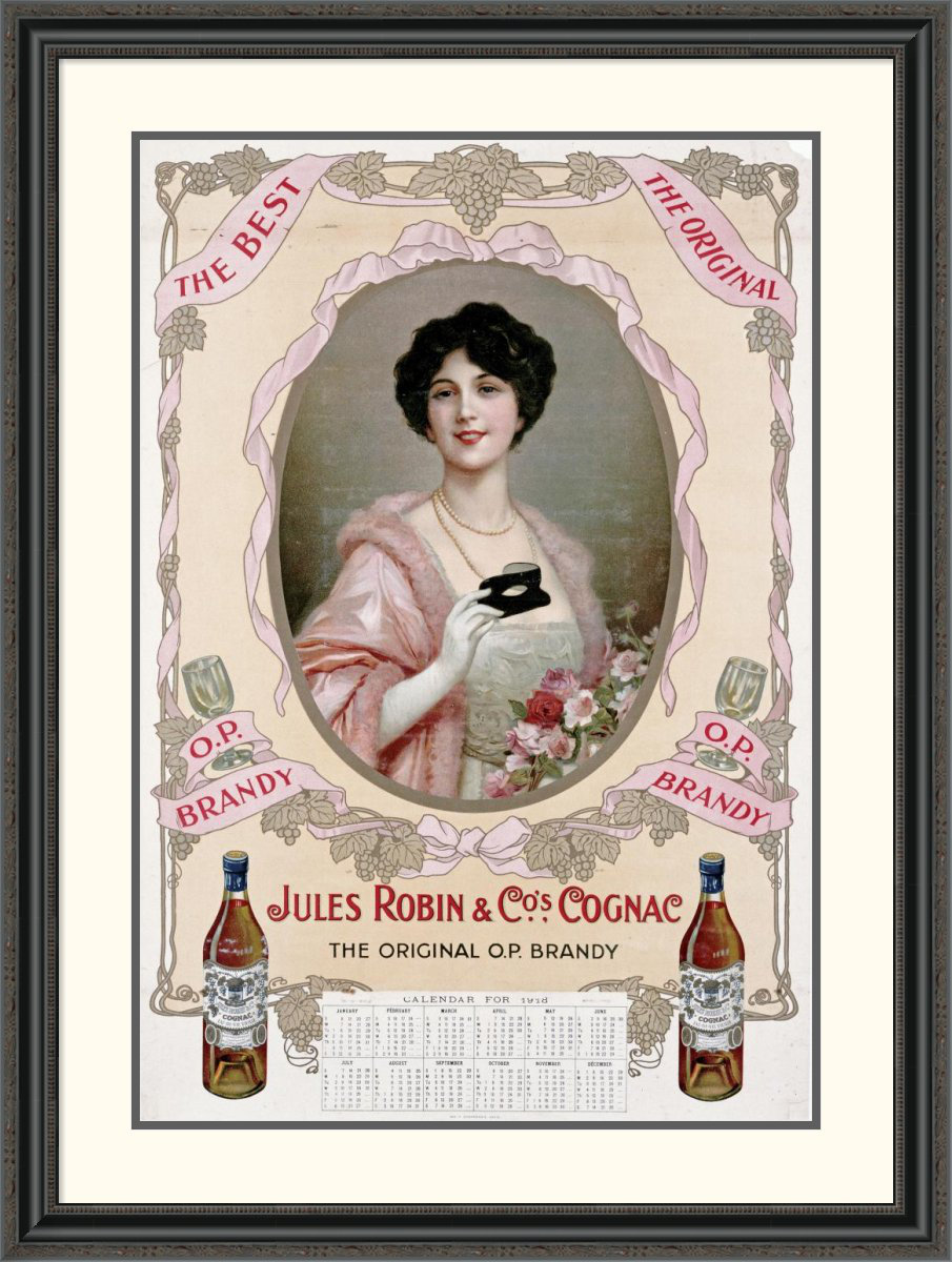 Global Gallery Jules Robin and Co's., Cognac Vintage - Picture Framed ...
