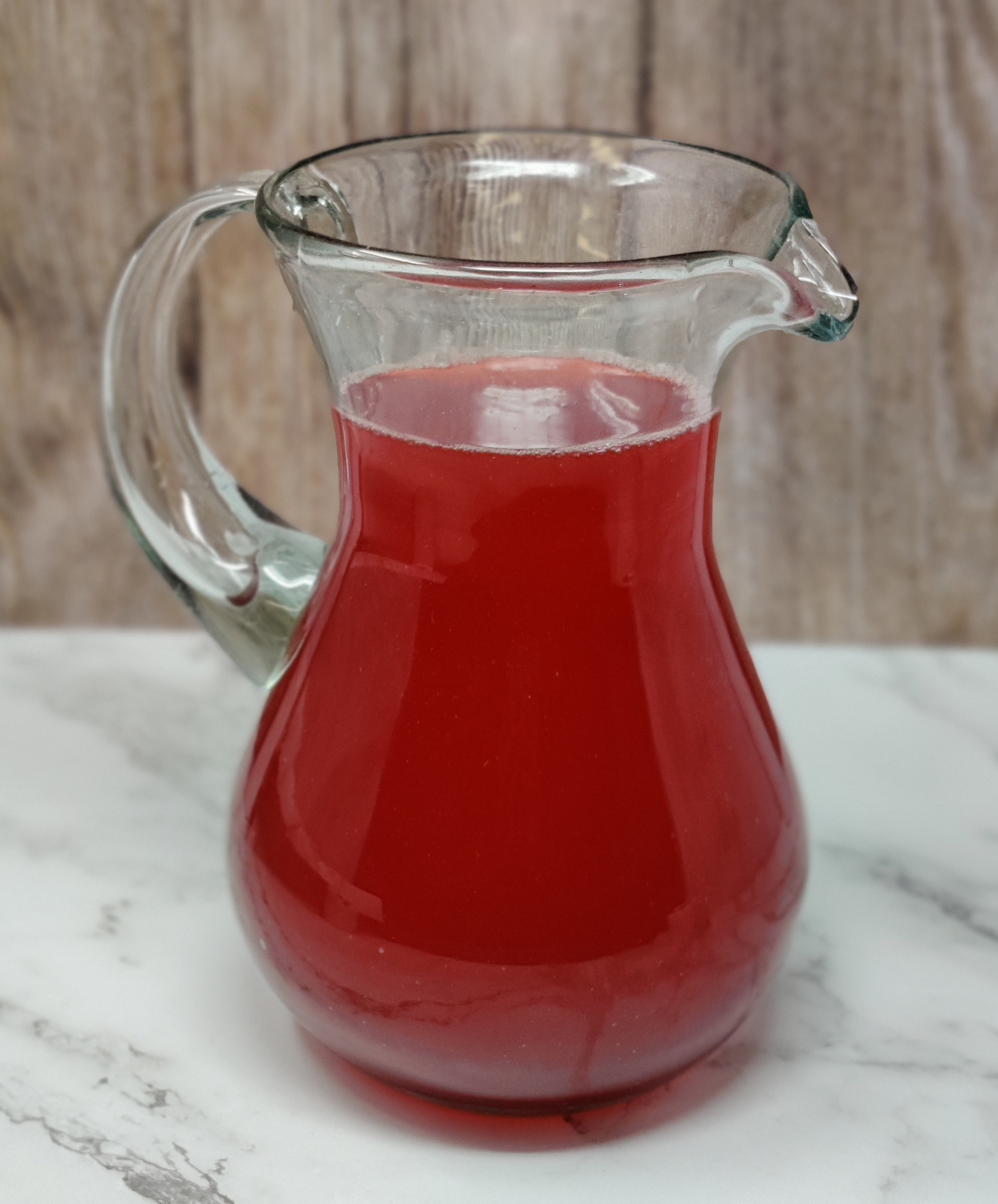 Red Barrel Studio® Dmytro Mexican Hand Blown Glass Pitcher - Aqua Rim ...