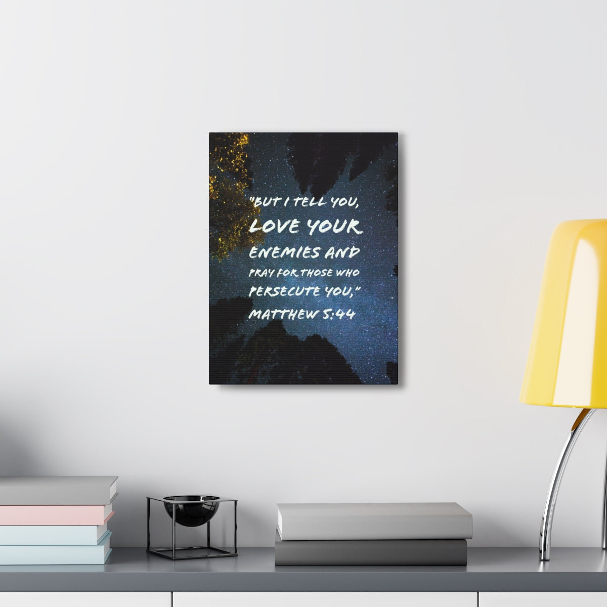 Trinx Love Your Enemies Matthew 5:44 Bible Verse Canvas Christian Wall ...