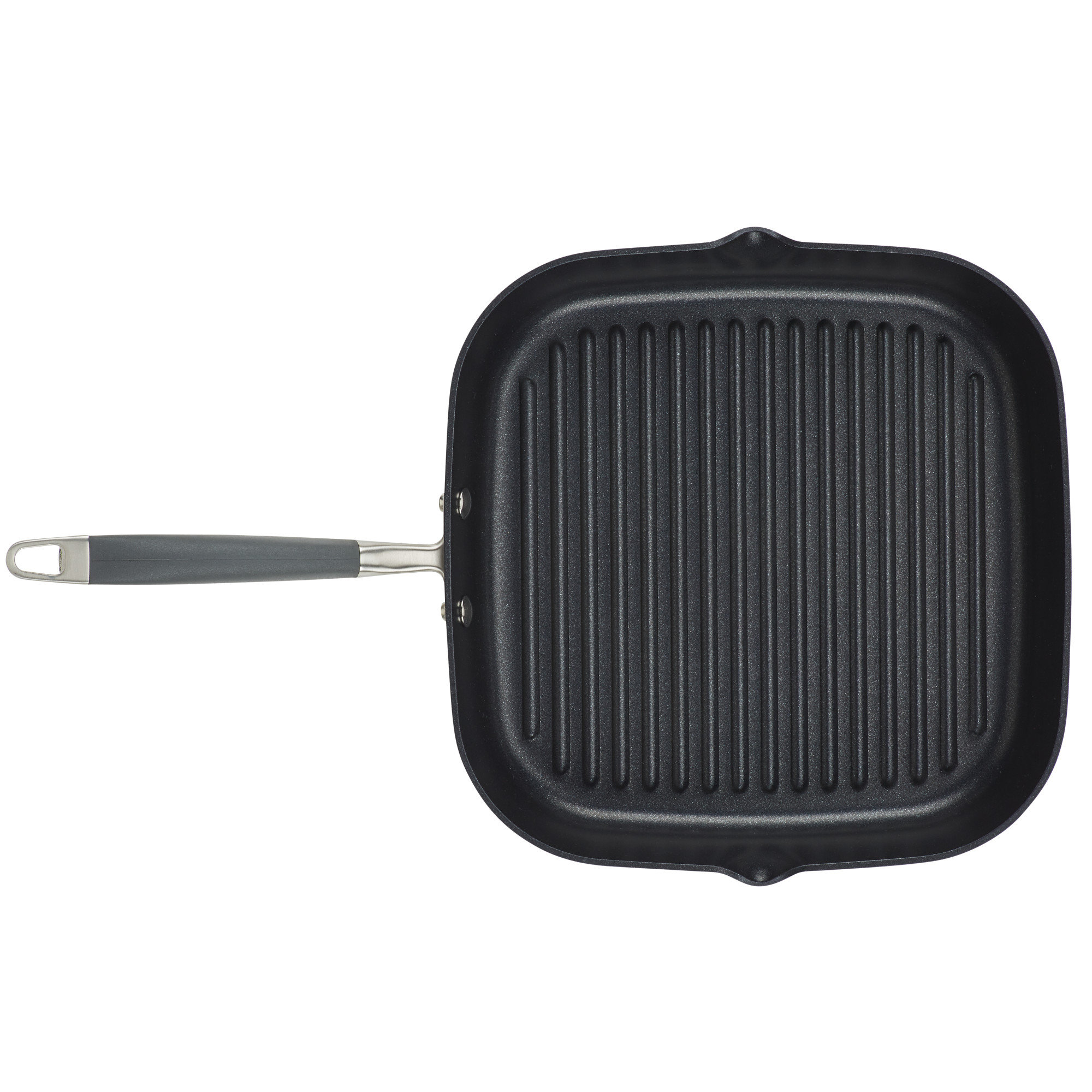 Anolon Advanced Home Hard Anodized Nonstick Deep Square Grill / Griddle ...