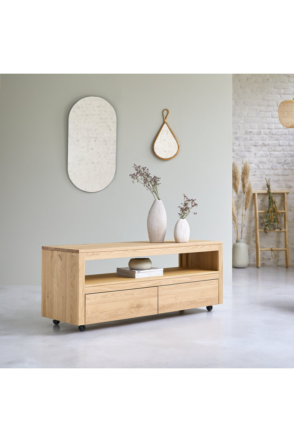 Tikamoon Anoa Solid Wood TV Stand for TVs up to 60" - Wayfair Canada