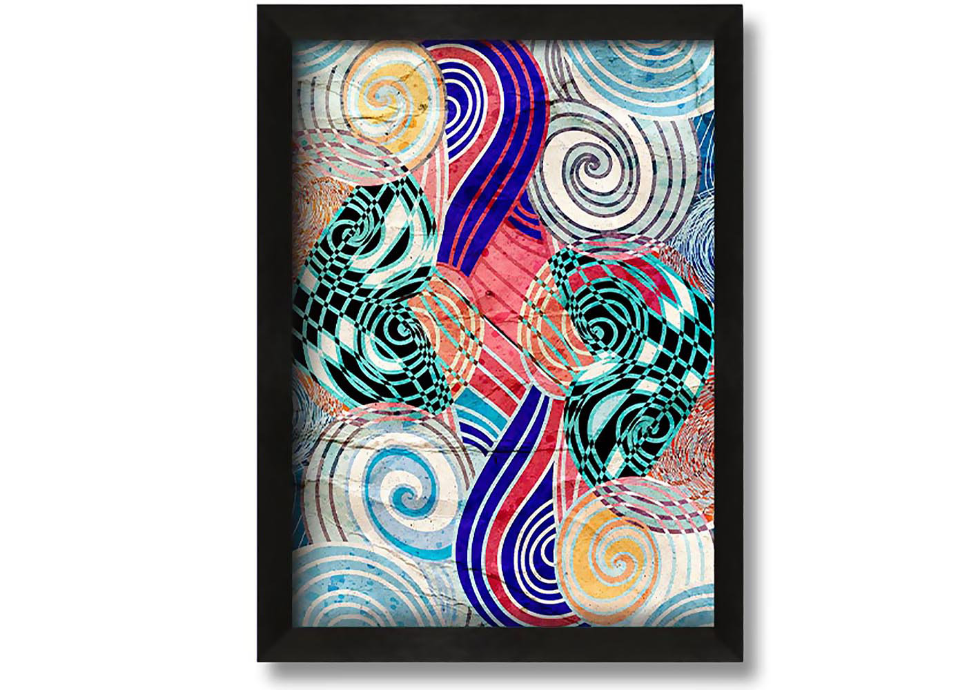 Ivy Bronx Patterns Of Time 4 Framed Print | Wayfair.co.uk