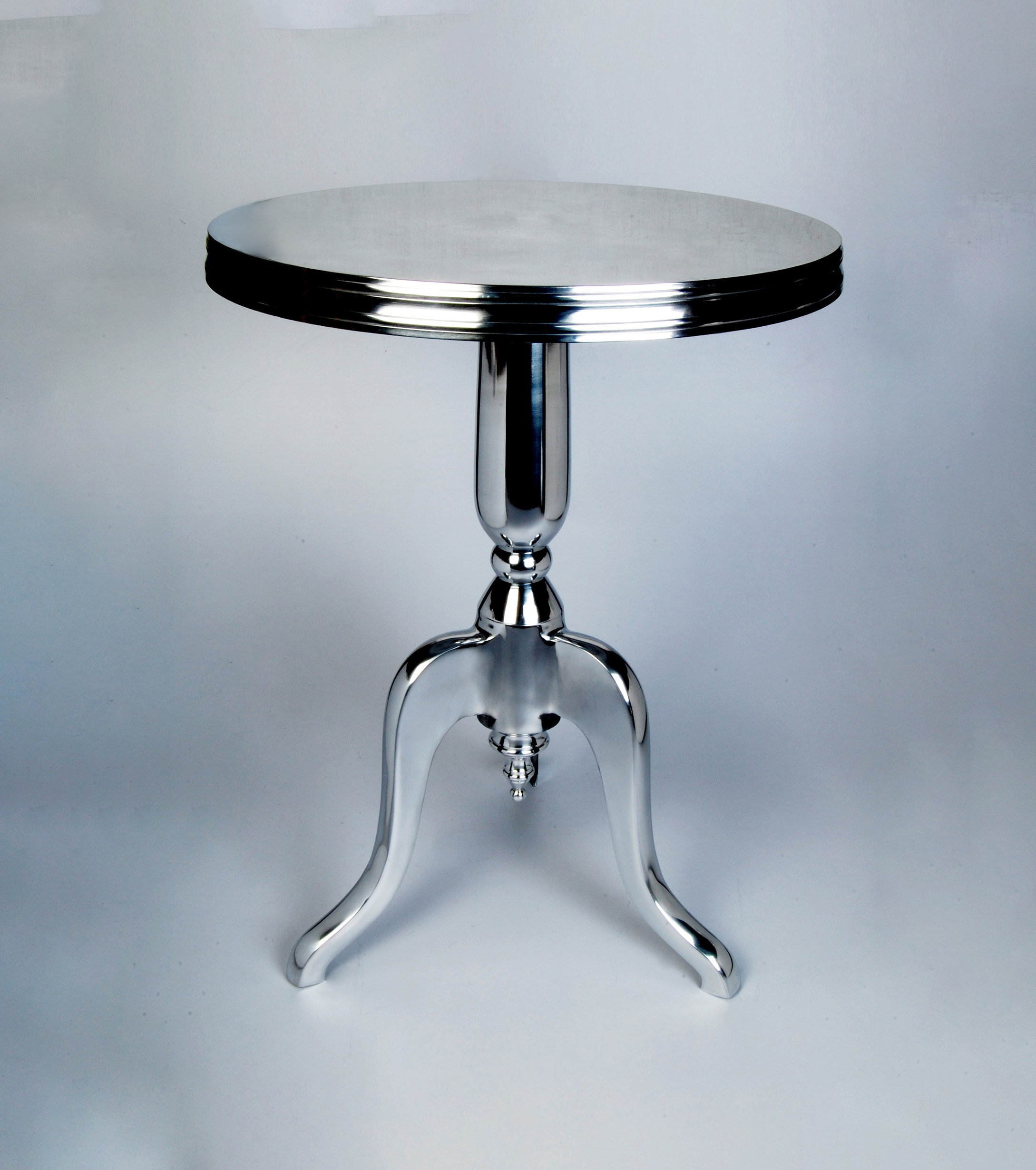 Alcott Hill® Silver Aluminum Side Table | Wayfair