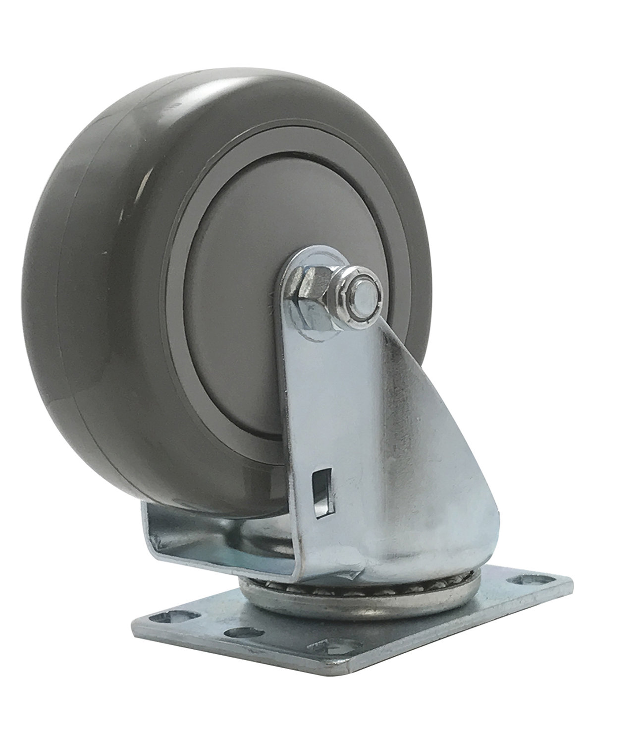 Snap-Loc 375 lb Caster 4 Inch Industrial Strength Polyurethane Swivel ...