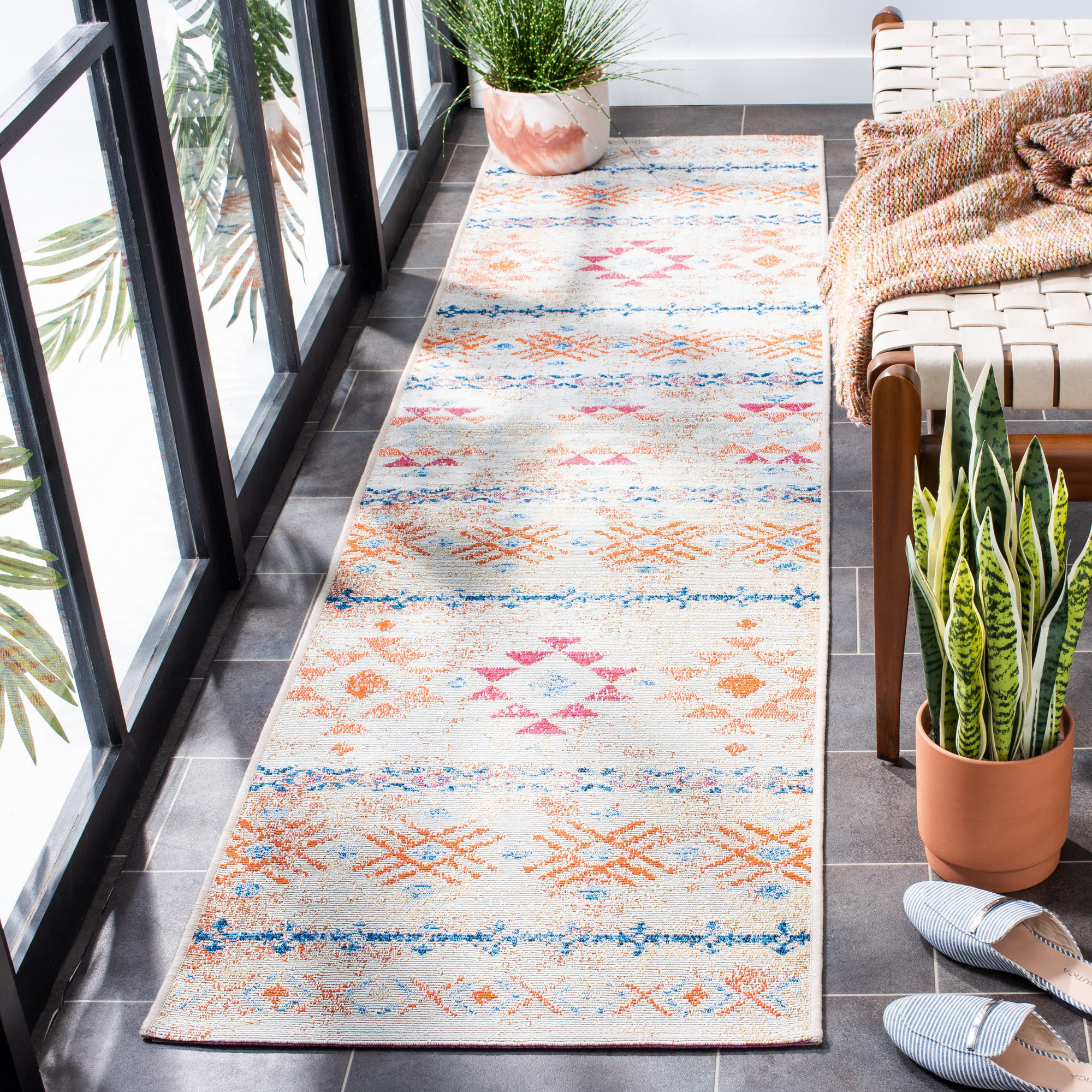 Union Rustic Rogan Performance Southwestern Rug | Wayfair