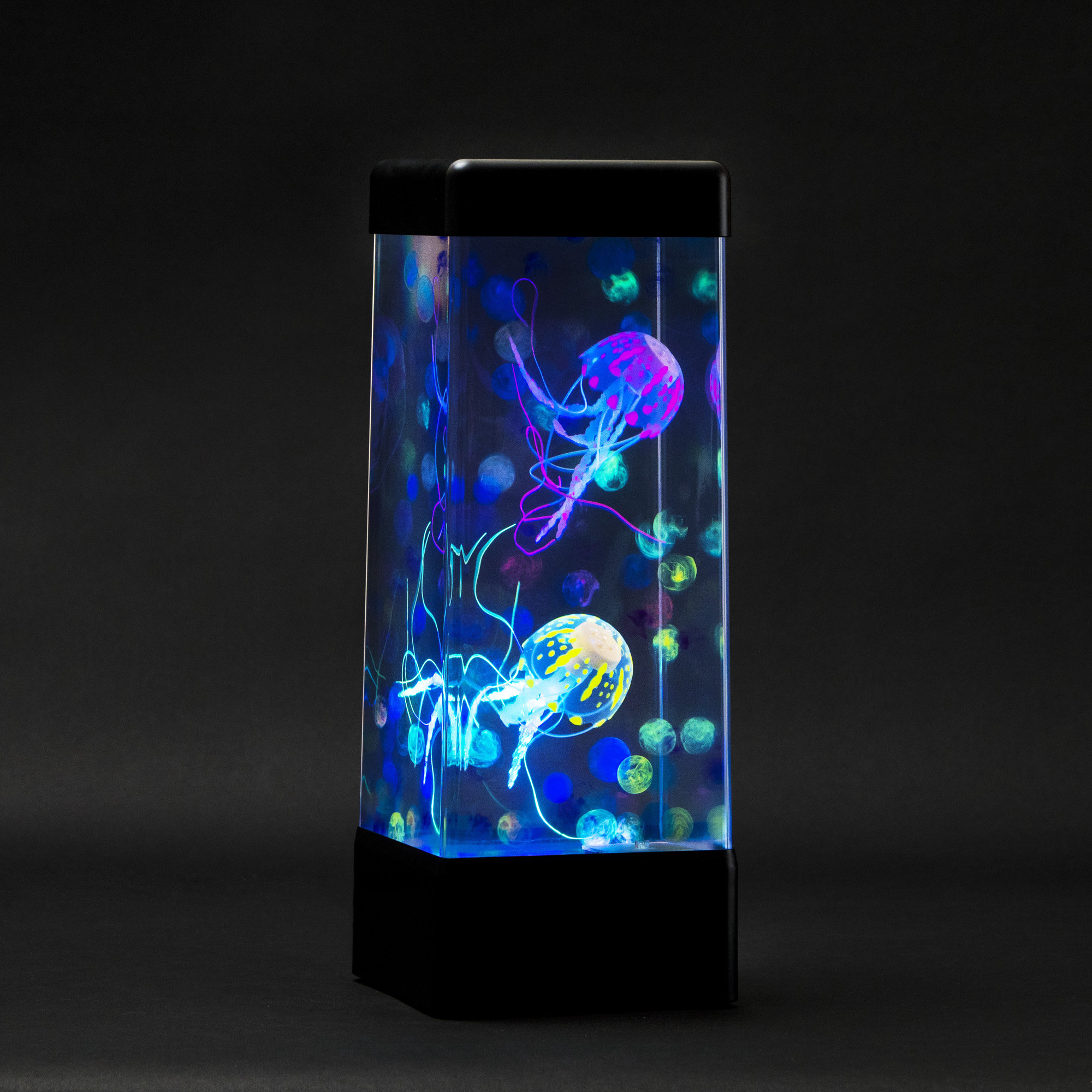 JINX Luminous Jellyfish Lamp Bundle - with Jelly Bubbles & Seahorses ...