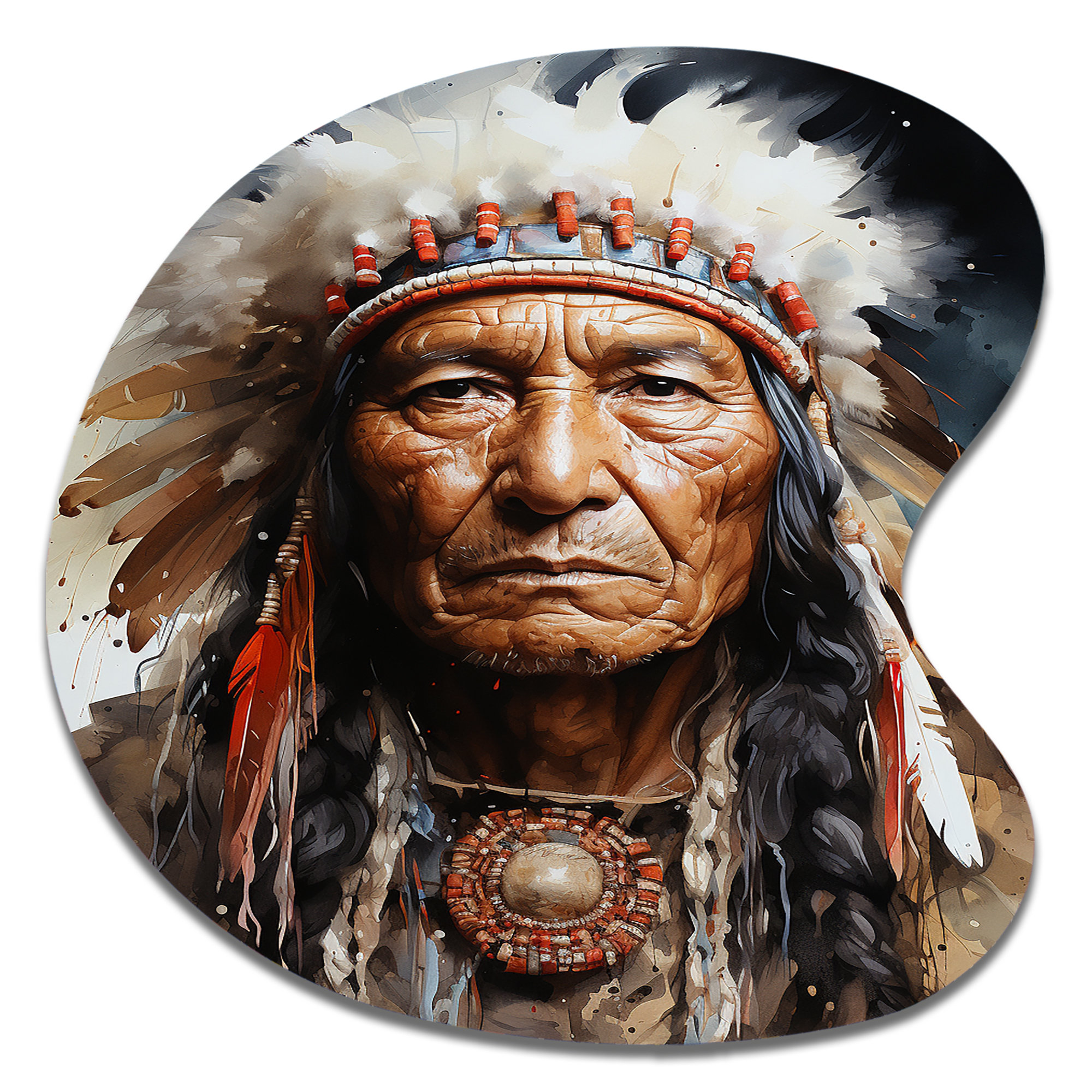Dakota Fields Huddleston Native Art Spirited Lakota Portrait ...