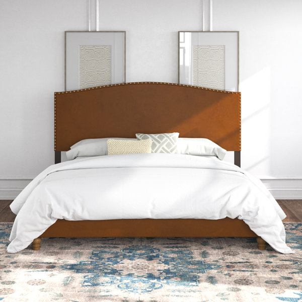 The Twillery Co.® Scheider Leather Platform Bed & Reviews | Wayfair