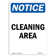 SignMission Cleaning Area Sign - Wayfair Canada