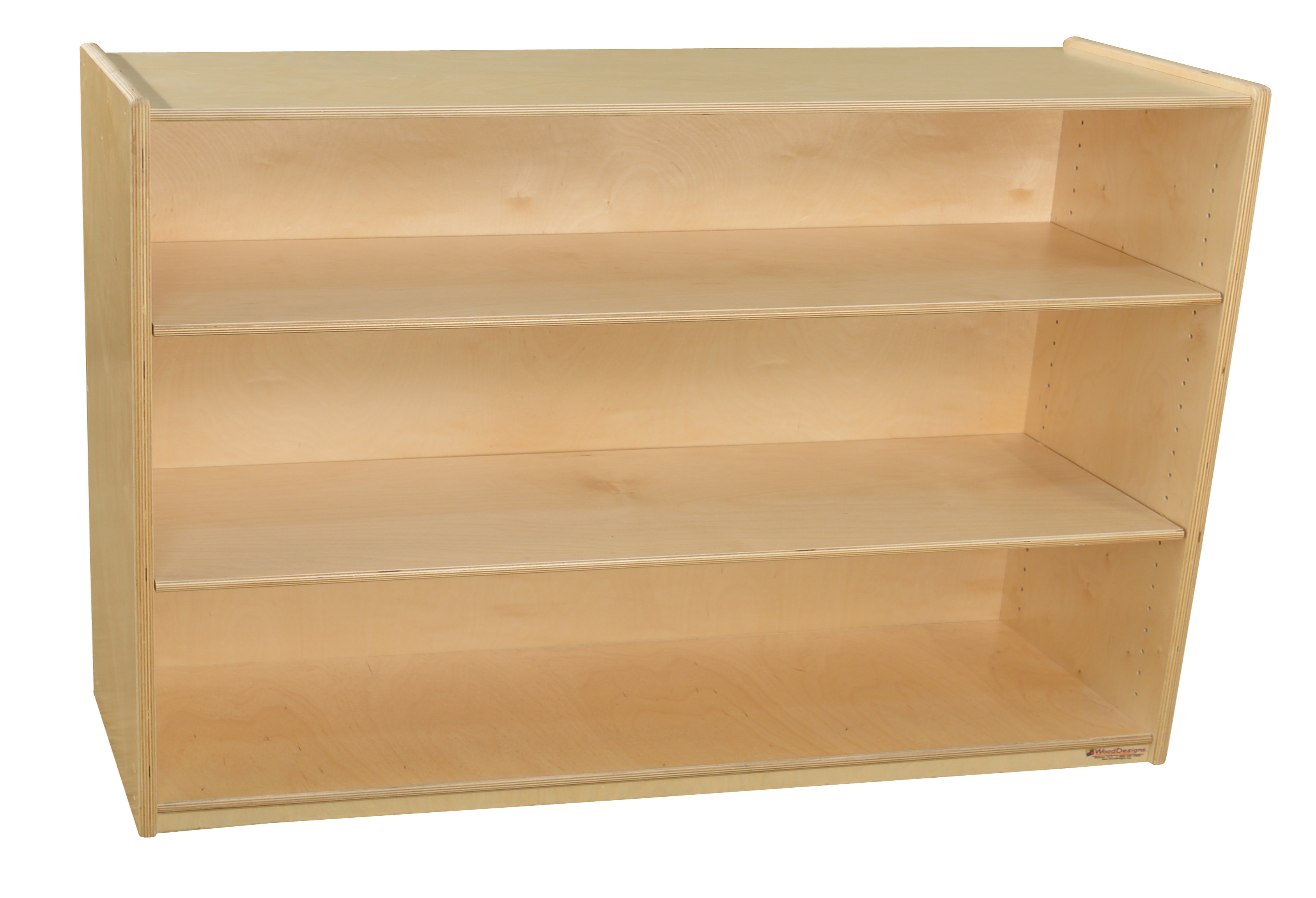 Wood Designs Single Storage with Adjustable Shelves, 38"H | Wayfair