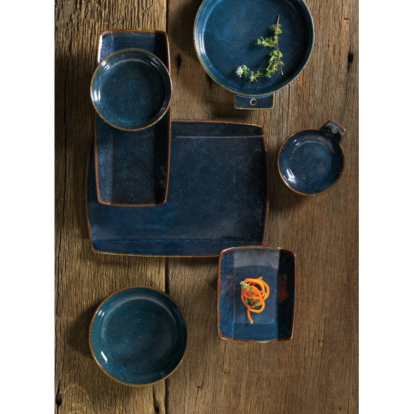 Oneida Studio Pottery Blue Moss Deep Plates, 10 5/8", by Oneida | Wayfair