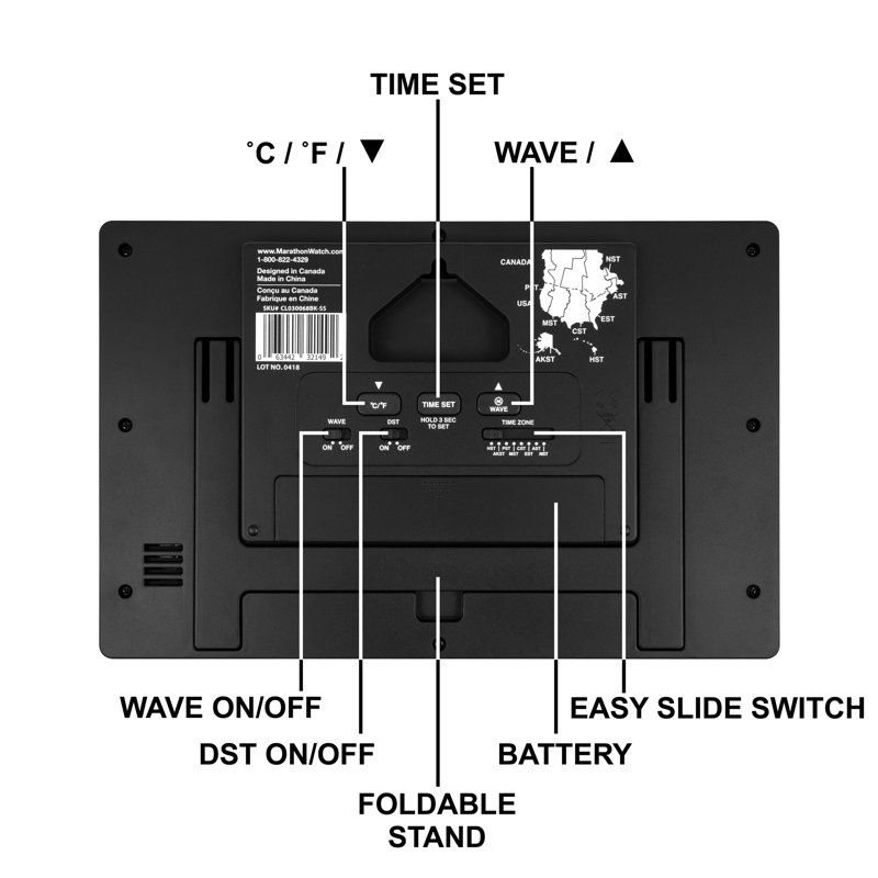 Marathon Watch Company Office Wall Clock & Reviews | Wayfair