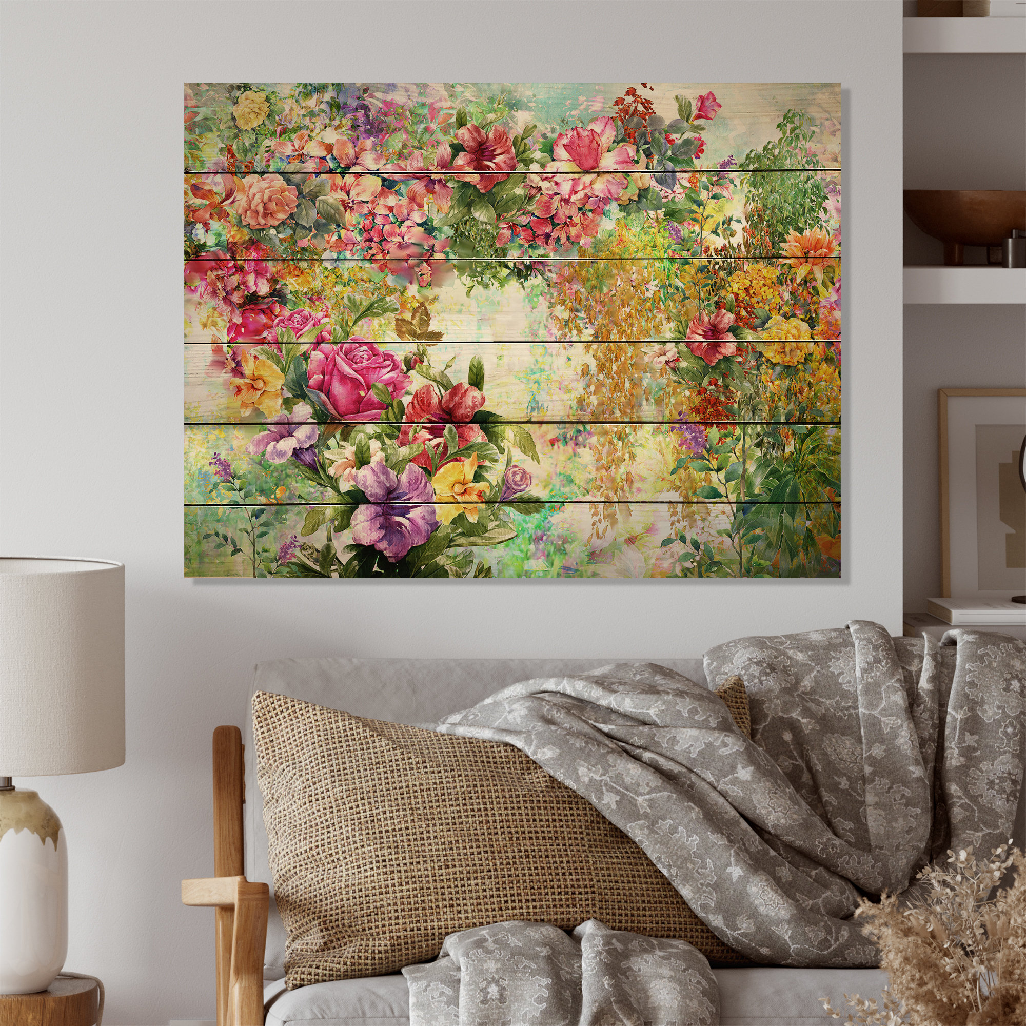 Bay Isle Home™ Multicolor Spring Flowers Impression II - Traditional ...