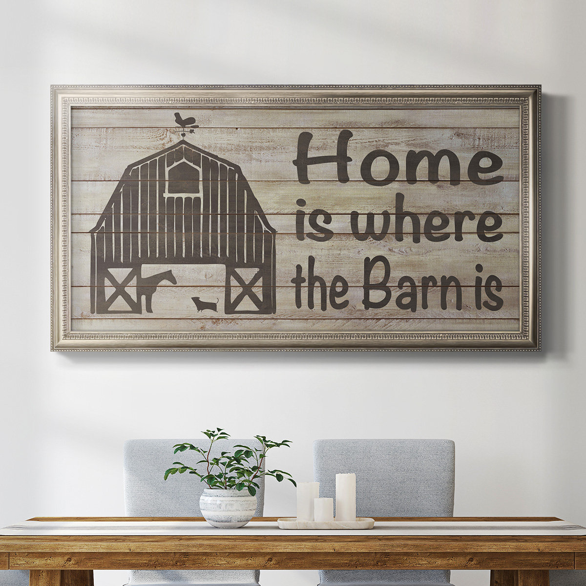 August Grove® Aryus Home and Farm III - Single Picture Frame Print on ...