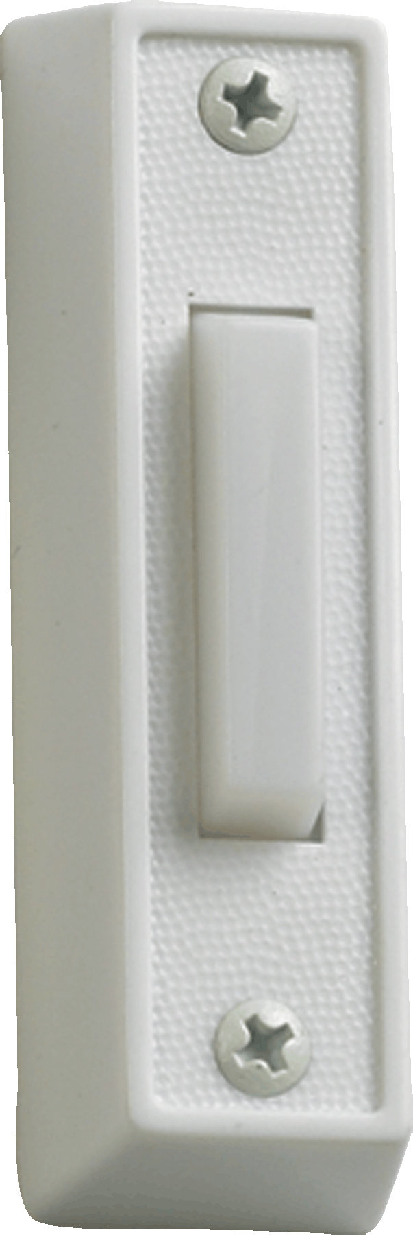 Symple Stuff Plastic Push Button in White | Wayfair