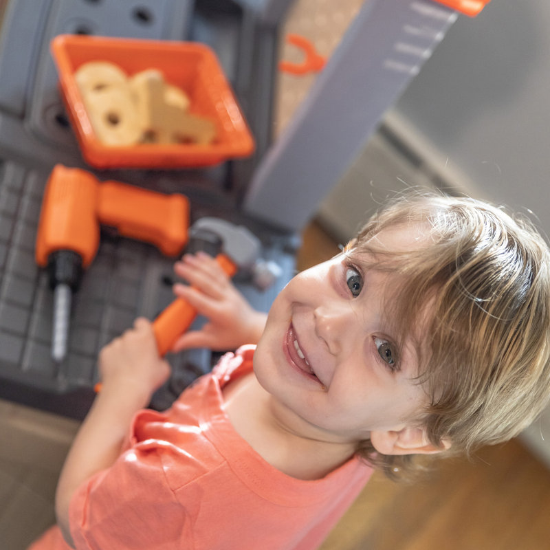 Step2 Handyman Workbench Indoor Plastic Toddler Tool Play Set & Reviews ...