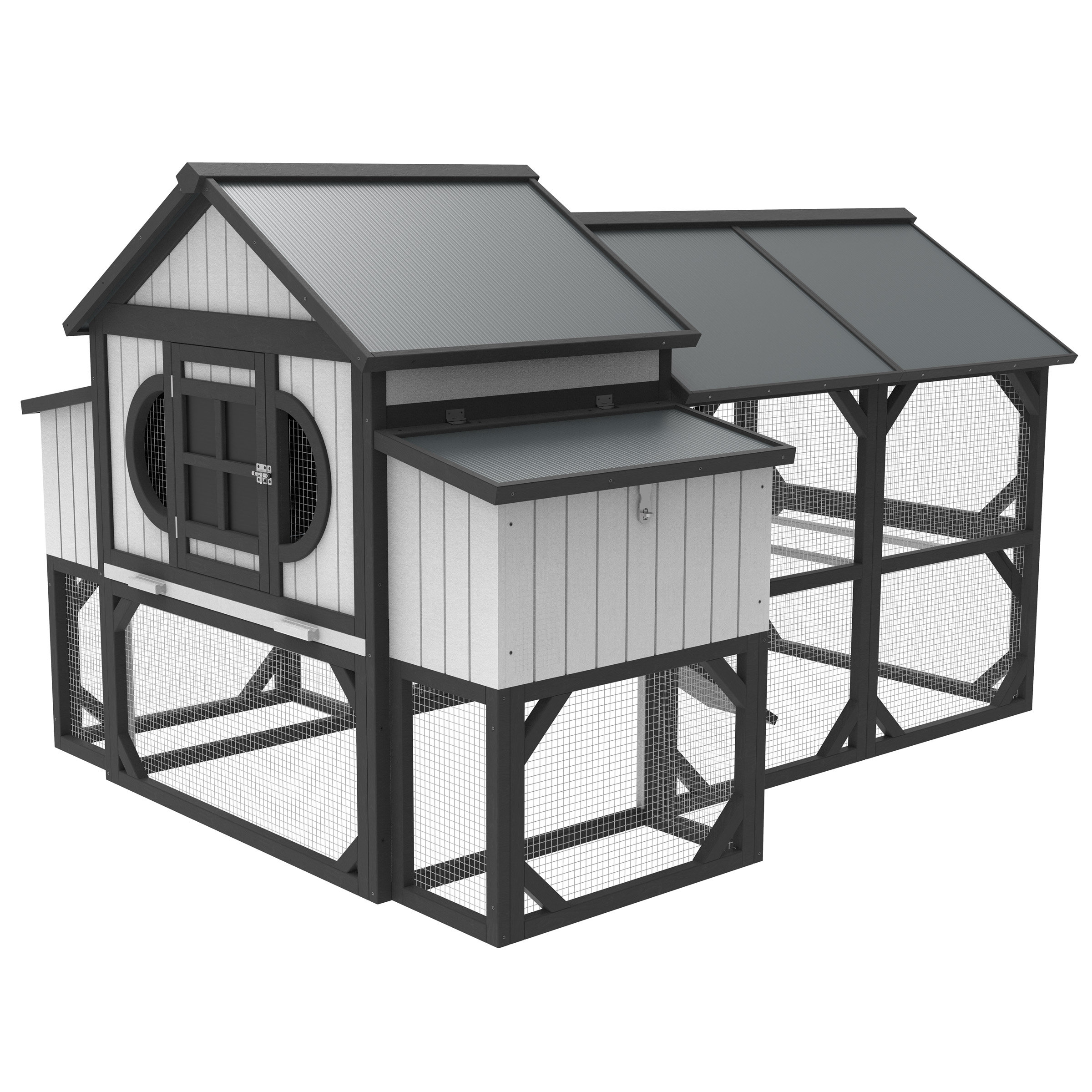 Tucker Murphy Pet™ Chareese Chicken Carriage House with Chicken Run ...