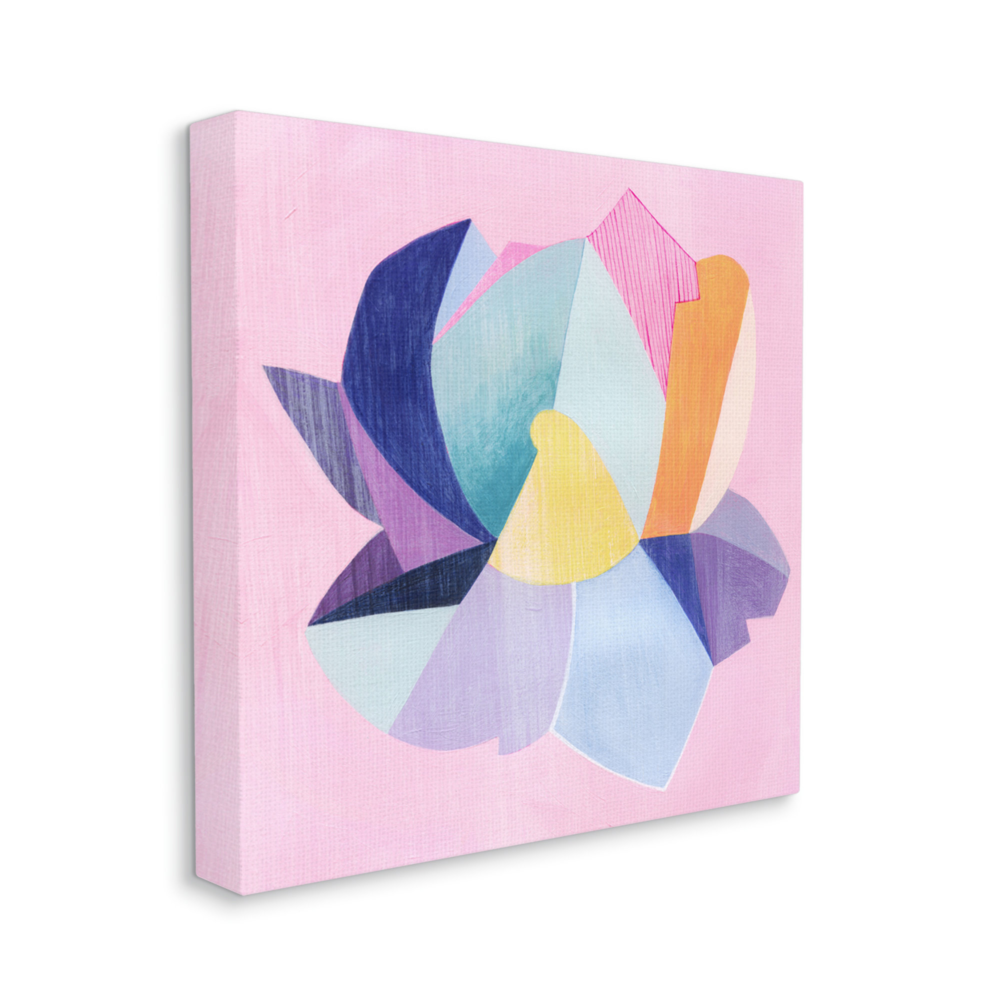 Wrought Studio™ Pop Style Lotus Flower Canvas Wall Art by Grace Popp ...