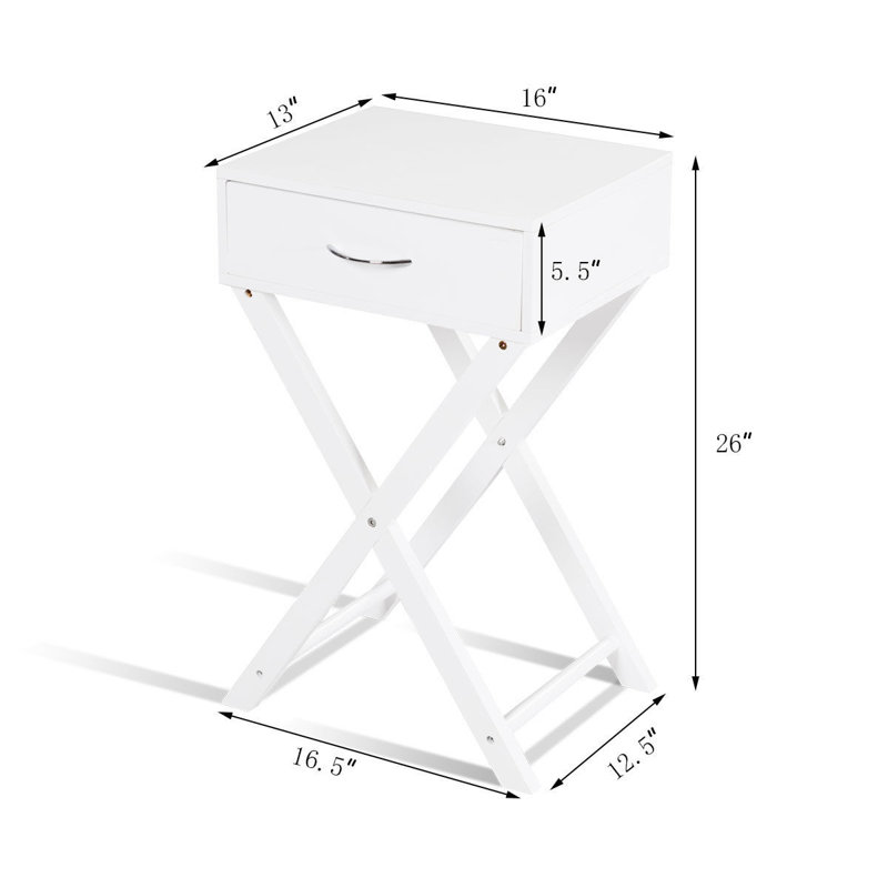 Breakwater Bay Schoonover End Table with Storage | Wayfair