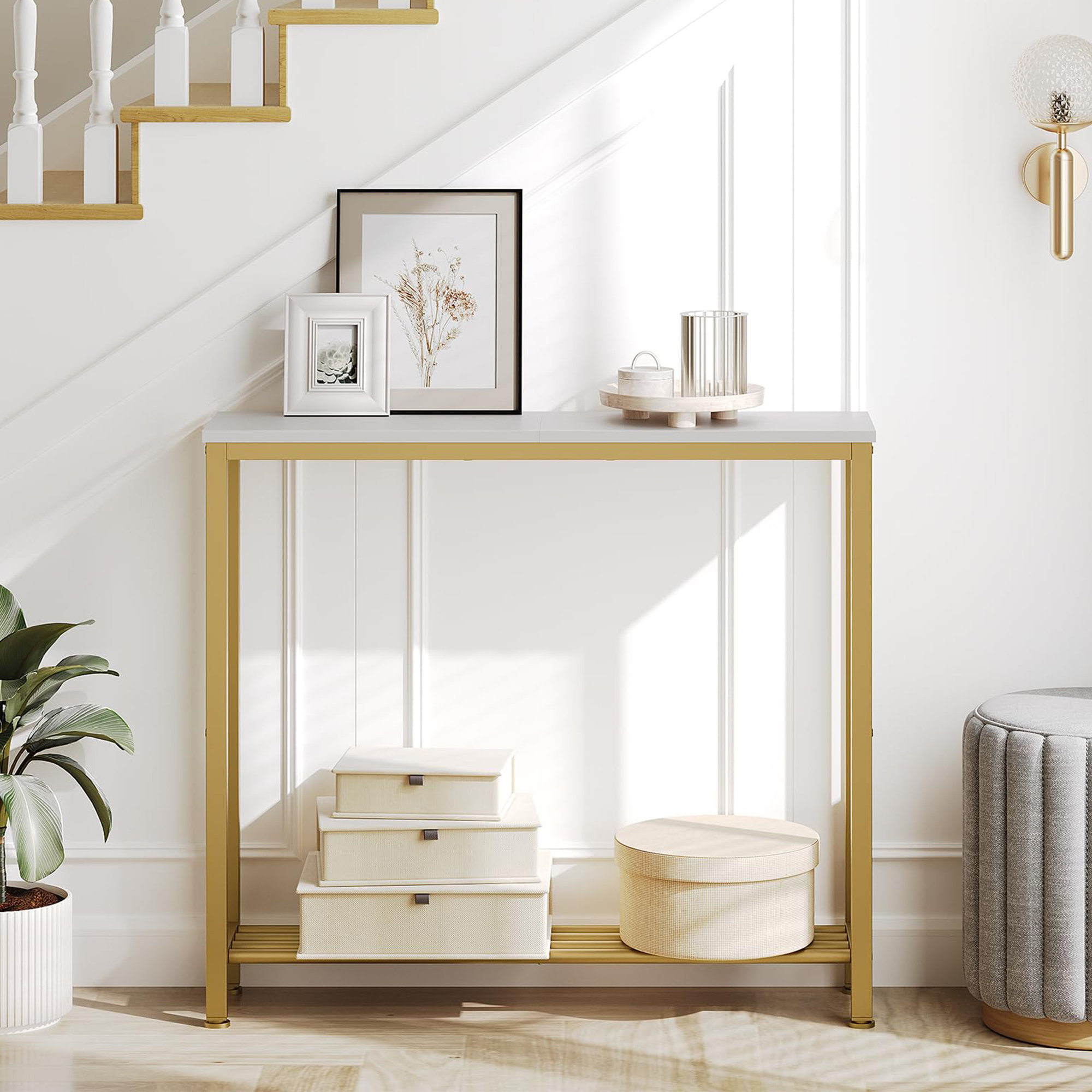 Mercer41 2-Tier Small Sofa Table - Wayfair Canada