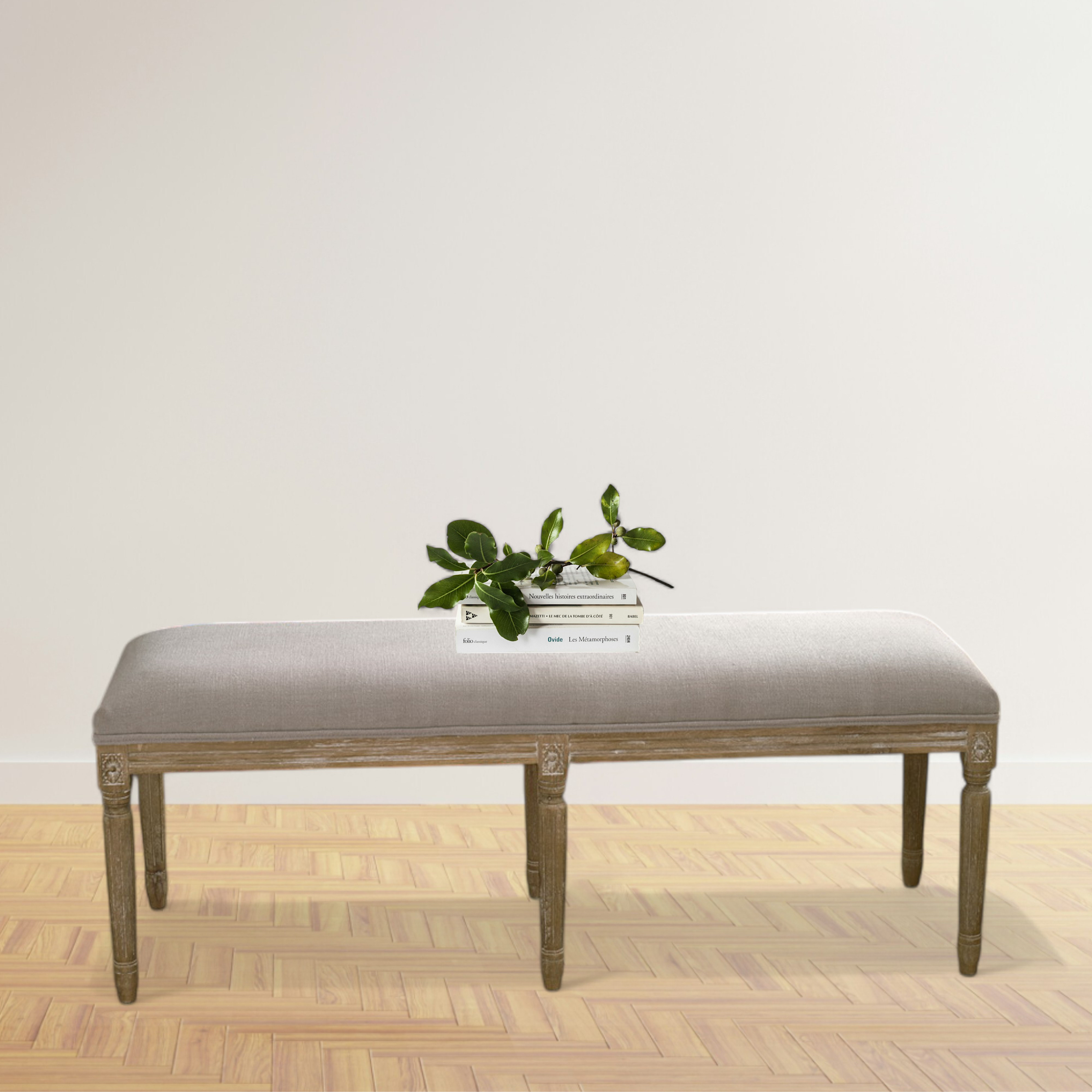 Ophelia & Co. Felice Traditional French Bench in Wood | Wayfair