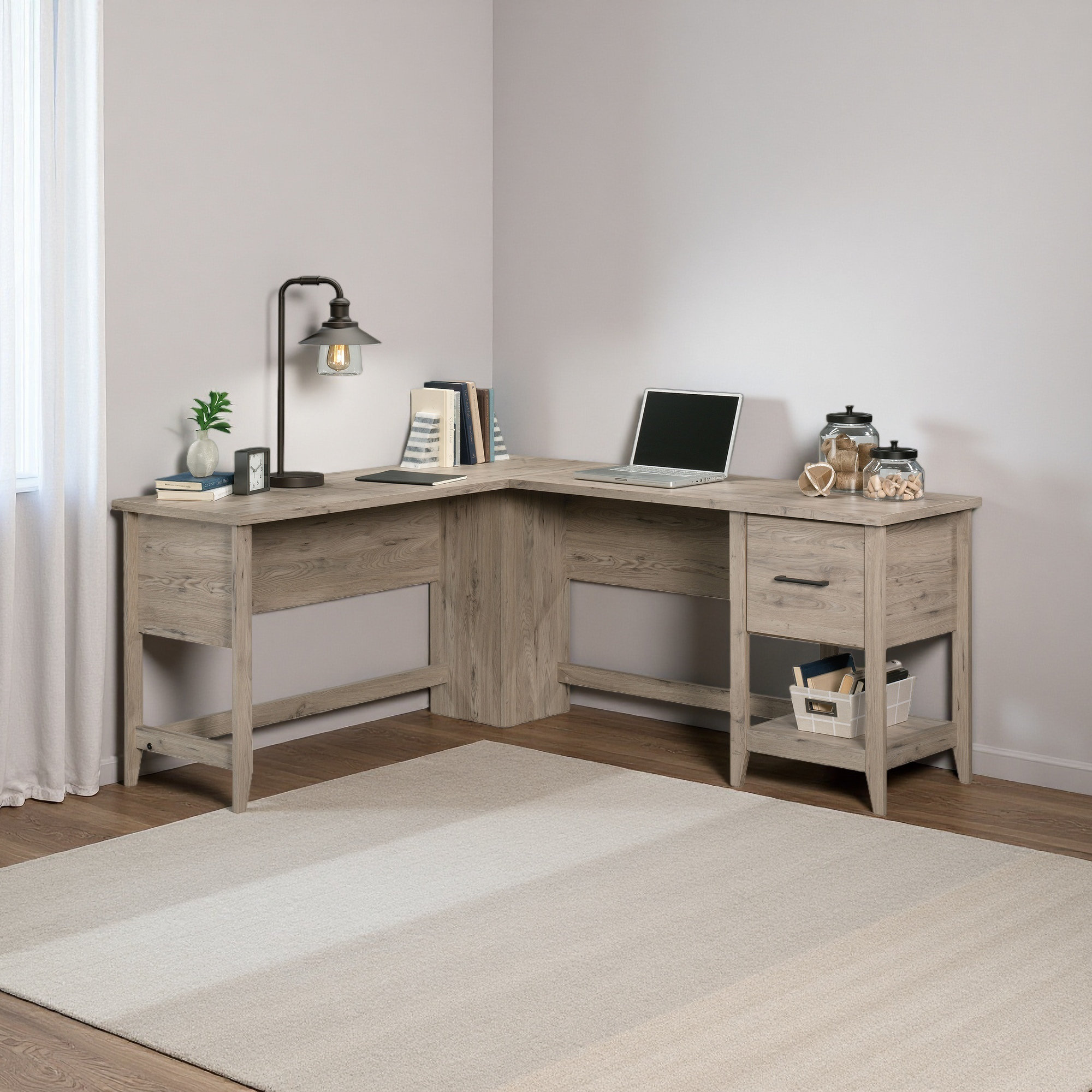 Latitude Run® L-Shaped Desk - Wayfair Canada