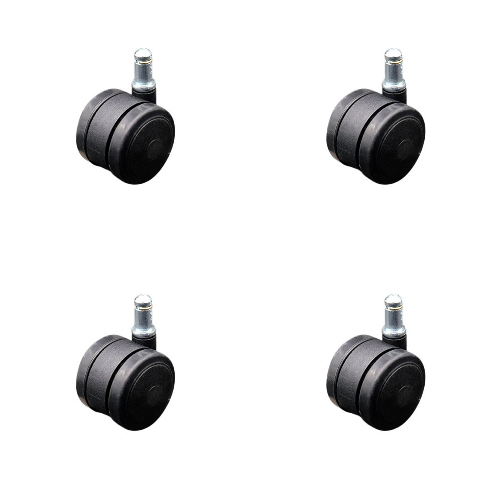 Service Caster 2 Inch Soft Wheel Grip Ring Office Chair Casters Set of ...