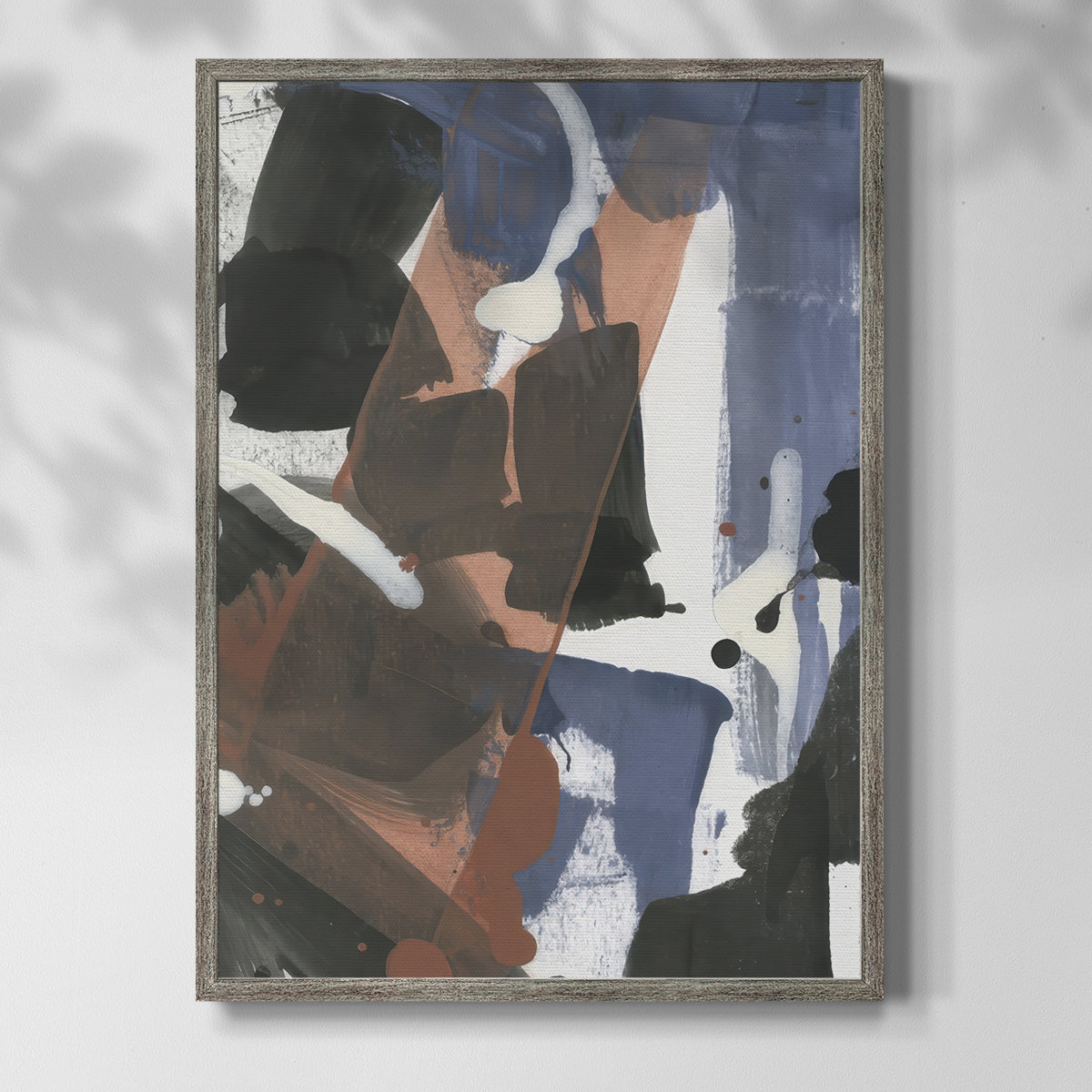 Brayden Studio® Stalagmite Graffiti III Framed Print - Solid Wood | Wayfair