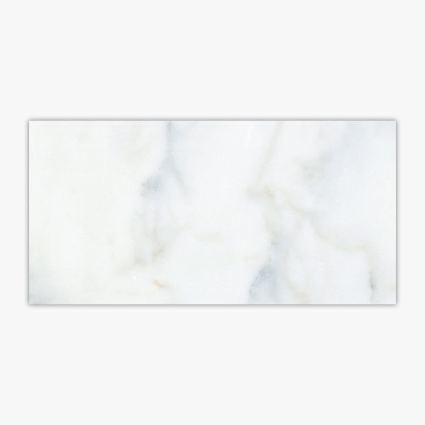 Calacatta Tile 12" x 24" Marble Wall & Floor Tile | Wayfair