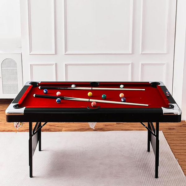 Espiron Optimum Portable Foldable Pool Table Forfamily Game Room Kid ...