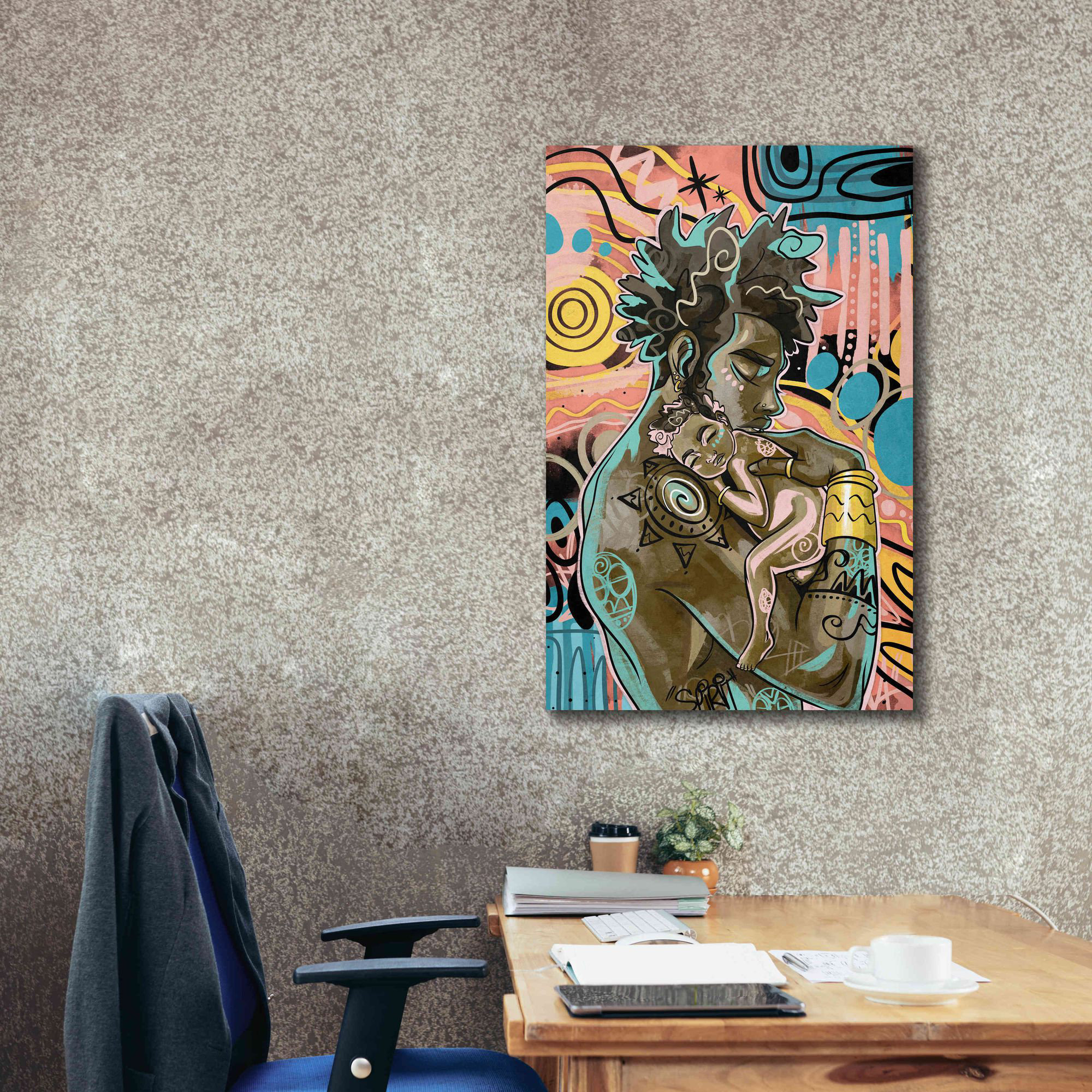 Trinx Indasha The Brightest On Canvas by Justin Copeland Print | Wayfair