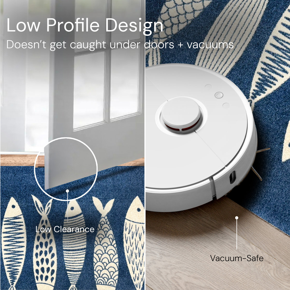 Beachcrest Home™ wash+dry Fish Tango Washable Rug, 2x3 | Wayfair