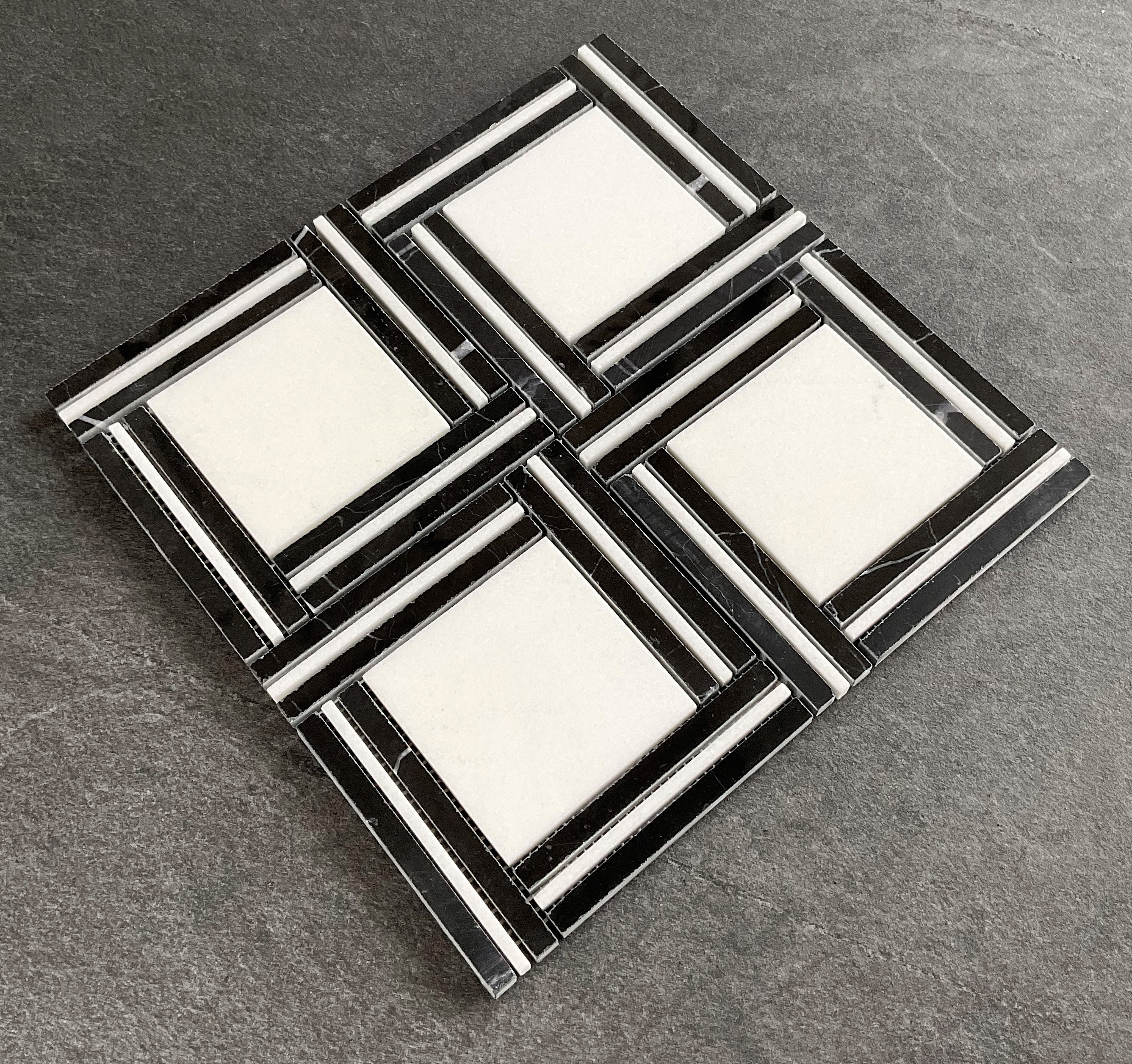 ES Stone Natural Stone Pinwheel Mosaic Wall & Floor Tile & Reviews ...