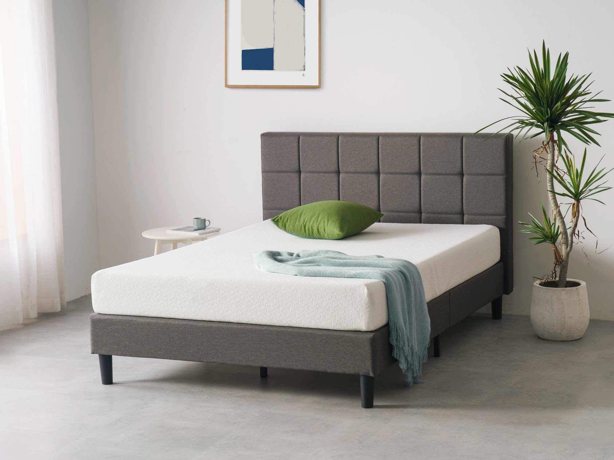 ZINUS ActivFresh 8'' Medium Mattress in WONDERBOX Compressed Packaging ...