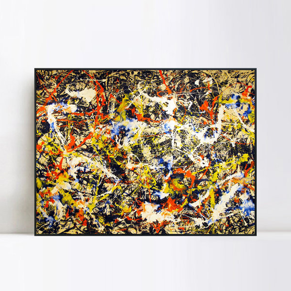Red Barrel Studio® Convergence By Jackson Pollock by Jackson Pollock ...