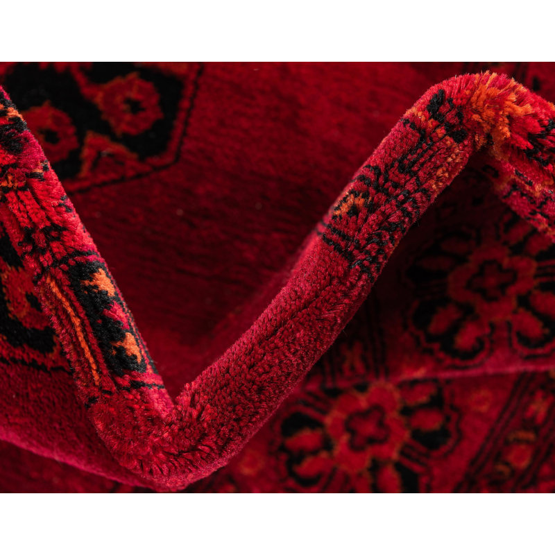 Lark Manor Amro Machine Woven Performance Red Rug & Reviews | Wayfair