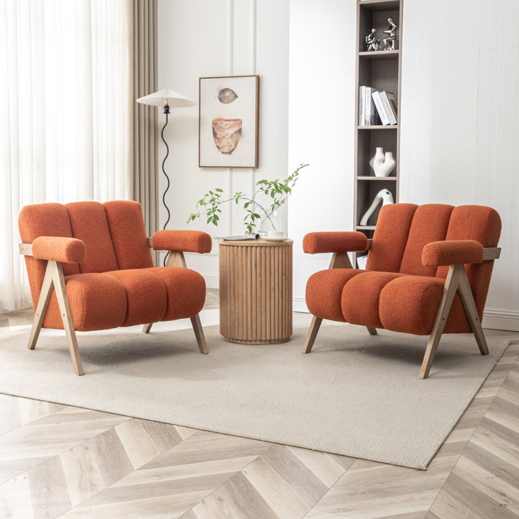 George Oliver Chenice Upholstered Armchair & Reviews | Wayfair