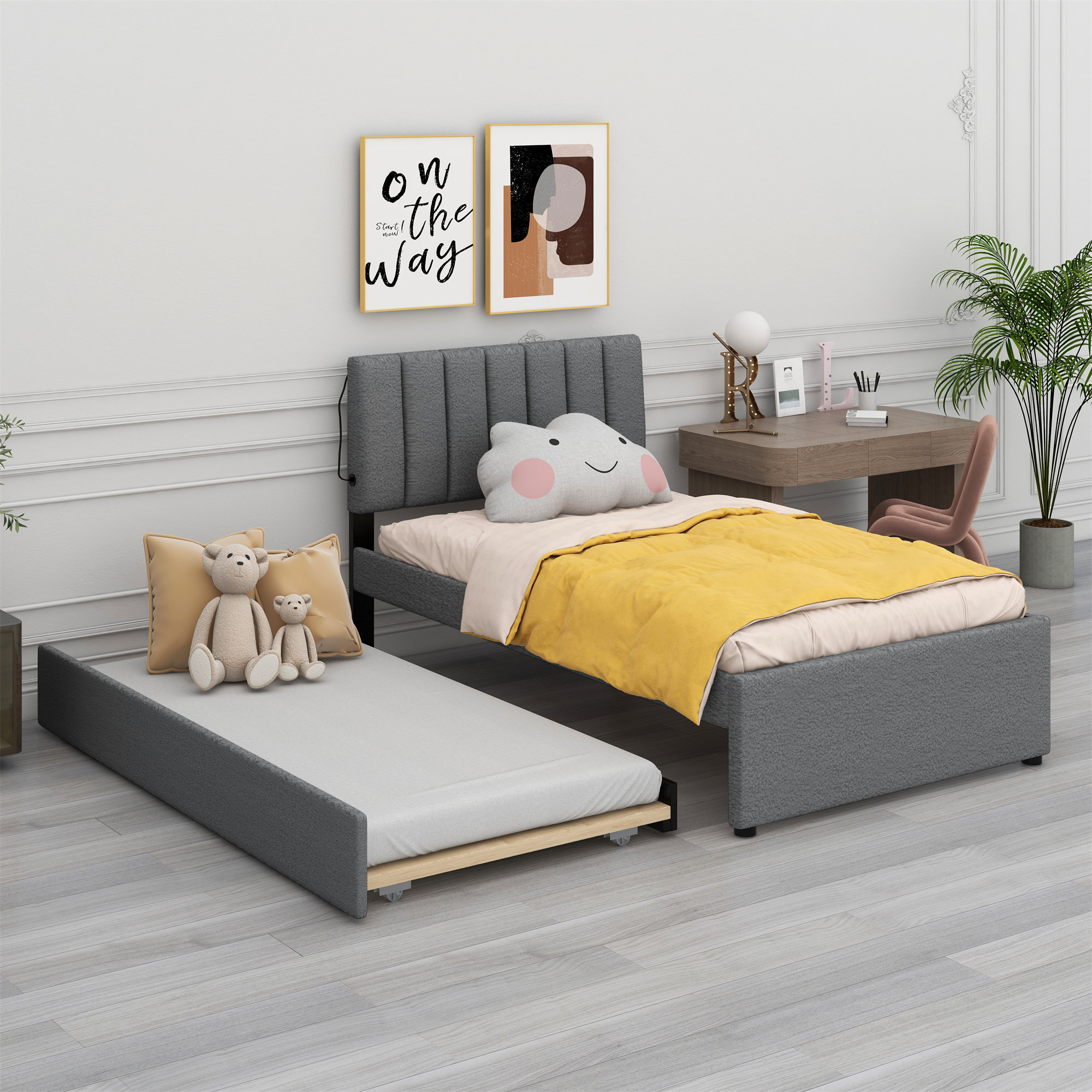 Latitude Run® Britte Upholstered Panel Bed | Wayfair