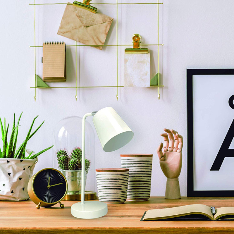 Wrought Studio Pfeiffer Adjustable Metal Desk Lamp & Reviews | Wayfair