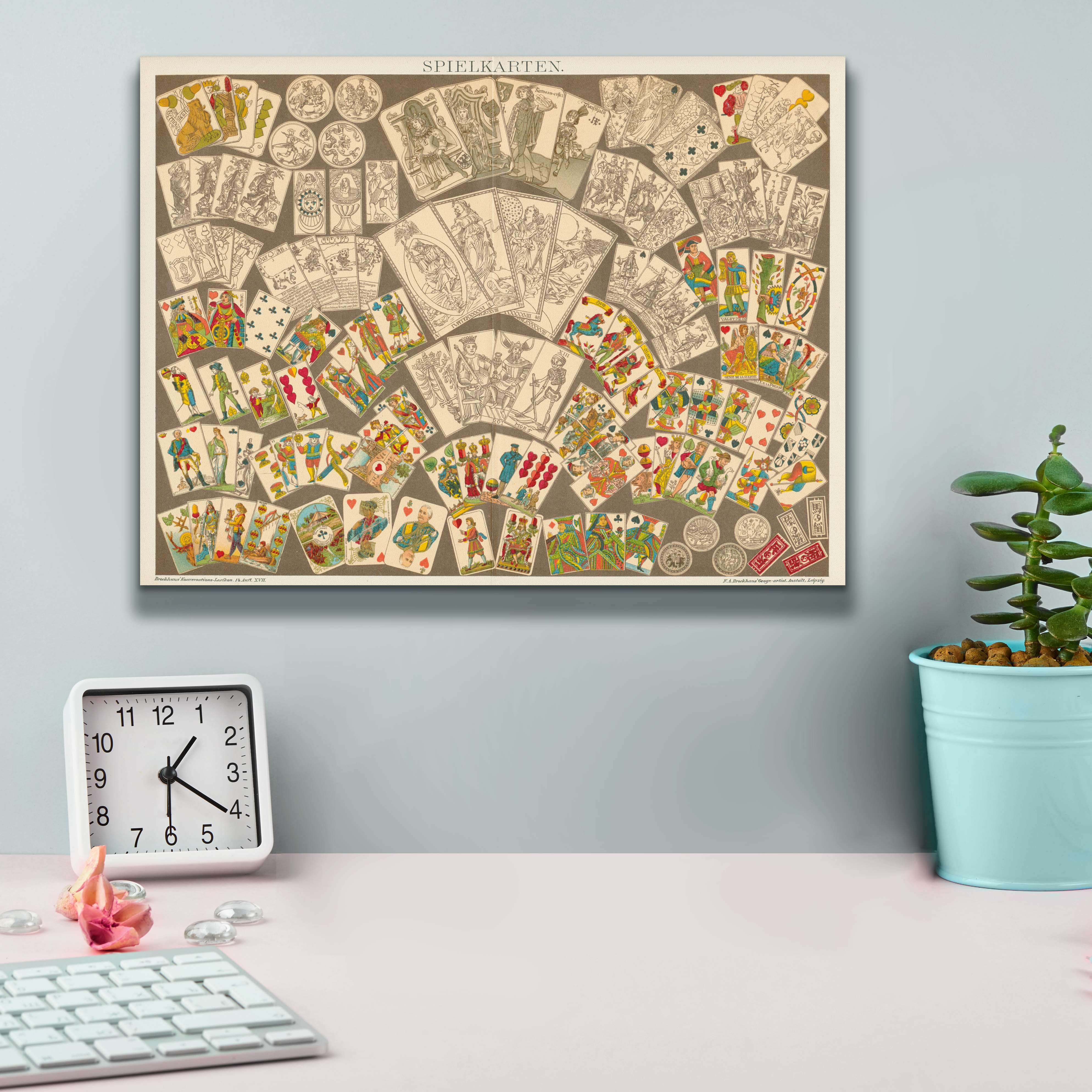 Williston Forge 'Playing Cards' by Wild Apple Portfolio Wall Art | Wayfair