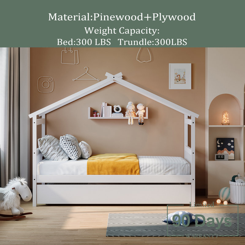 Harper Orchard Besmira Daybed with Trundle | Wayfair