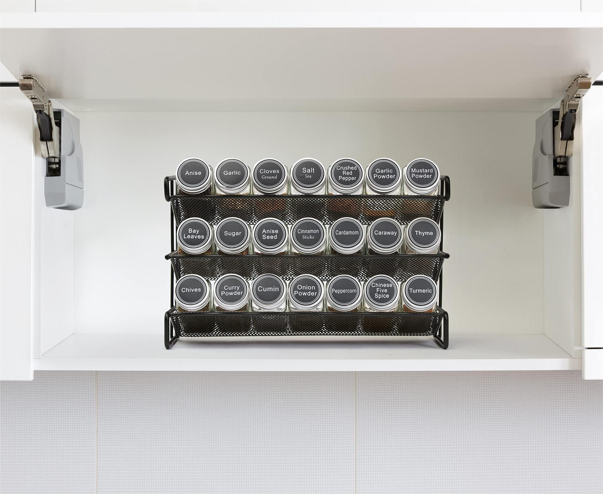 Prep & Savour Free-Standing Spice Jar & Rack Set | Wayfair