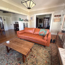 AllModern Geo 84 inch Genuine Leather Sofa & Reviews | Wayfair