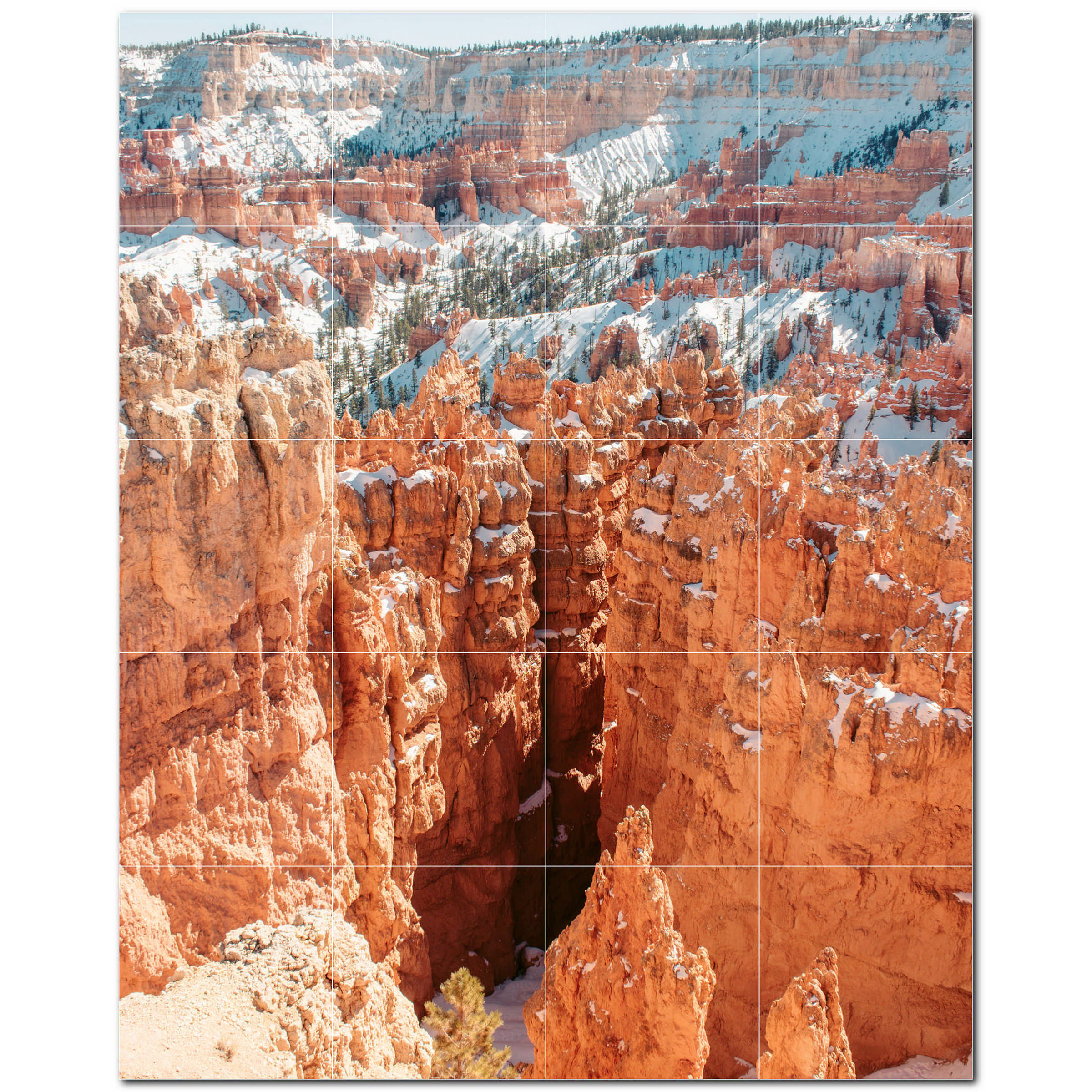 Picture-Tiles.com Canyon Photo 6'' x 6'' Satin Ceramic Decorative Mural ...