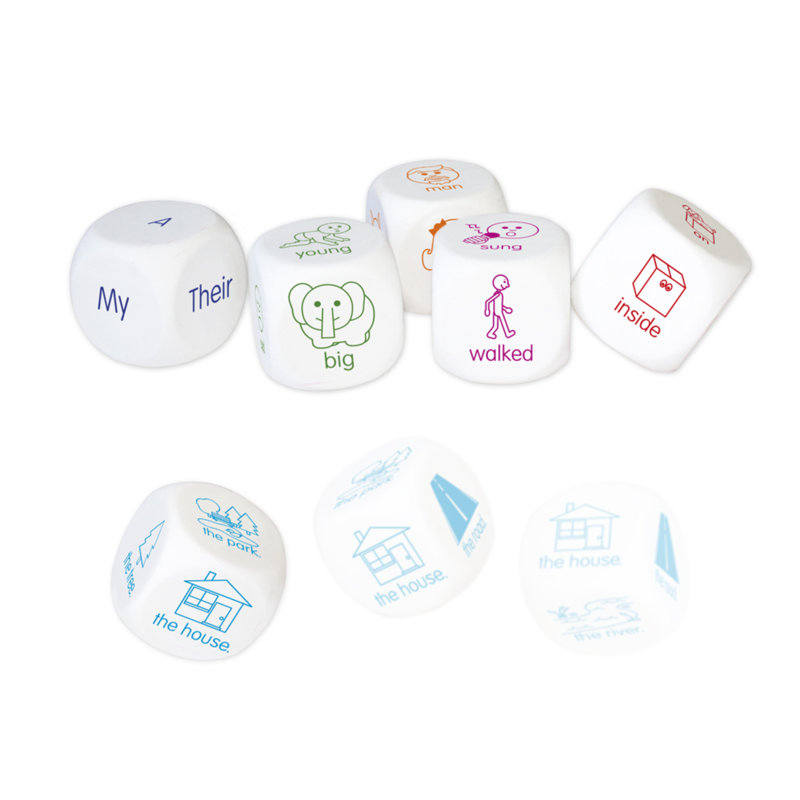 Junior Learning Sentence Dice Educational Learning Game | Wayfair