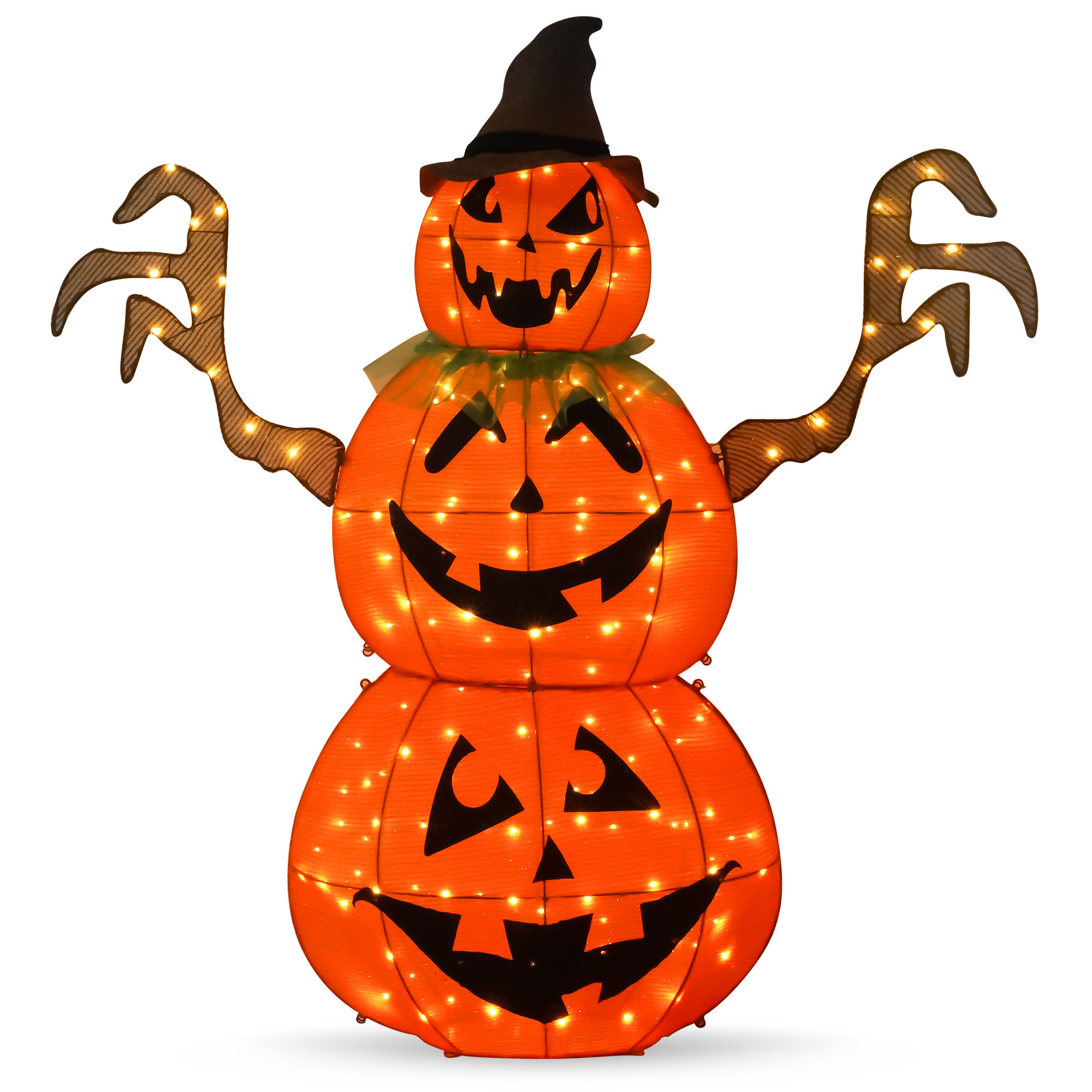 Joiedomi 3 Head Pumpkins Lighted Display - Wayfair Canada